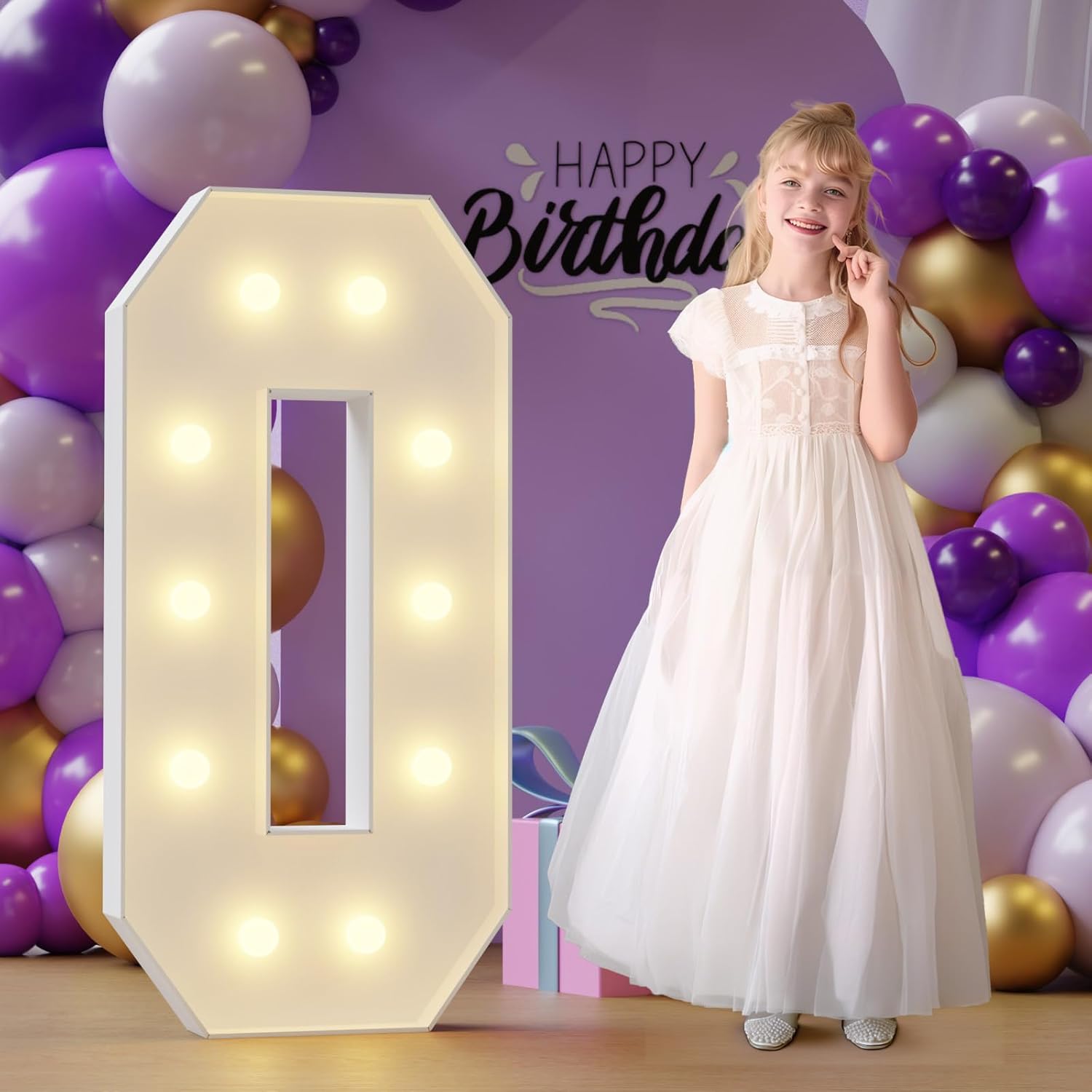 Amazon.com: Marquee Numbers for Birthday Decorations: 4ft Large Light ...