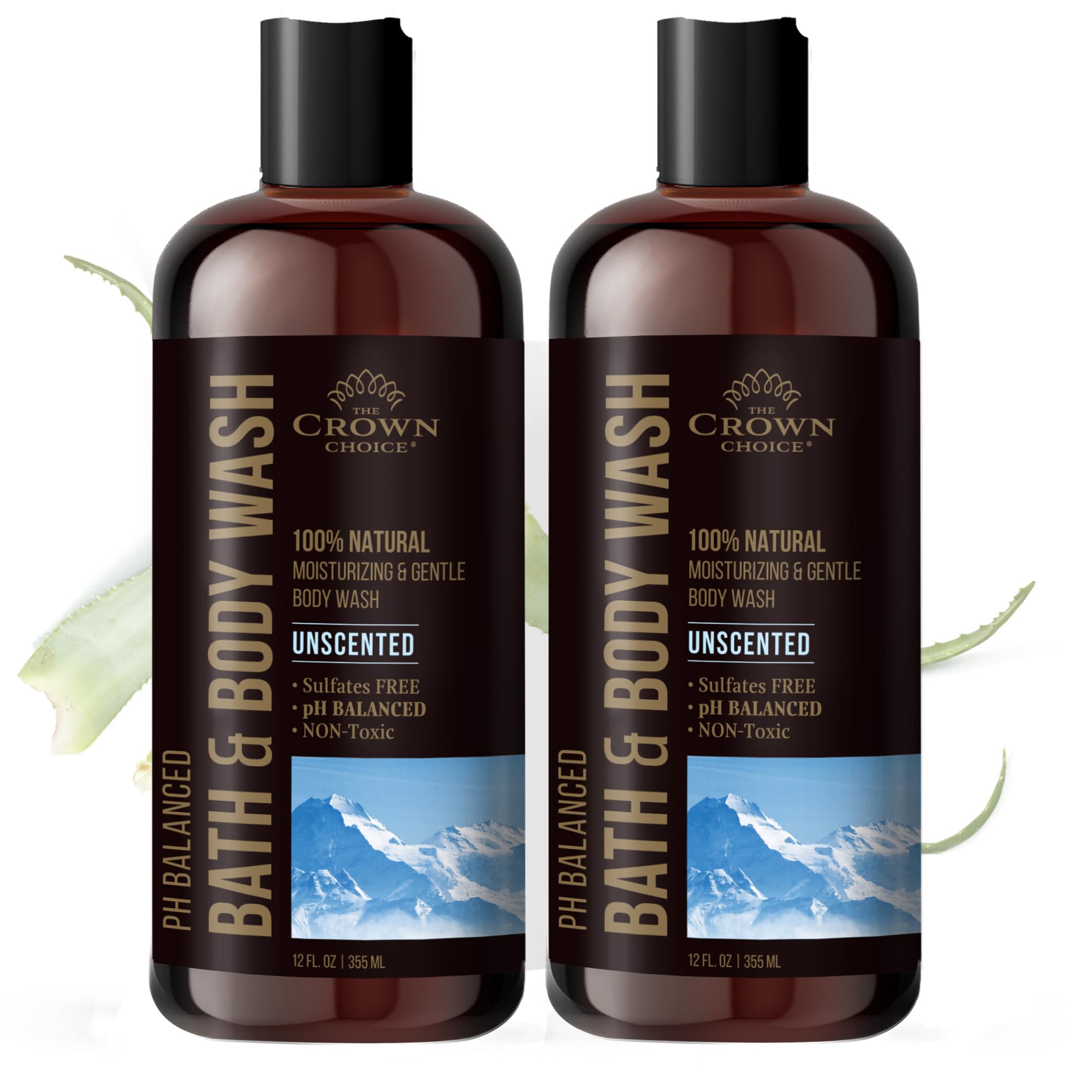 Amazon.com : Natural Body Wash for Women, Men & Kids - Fragrance Free ...