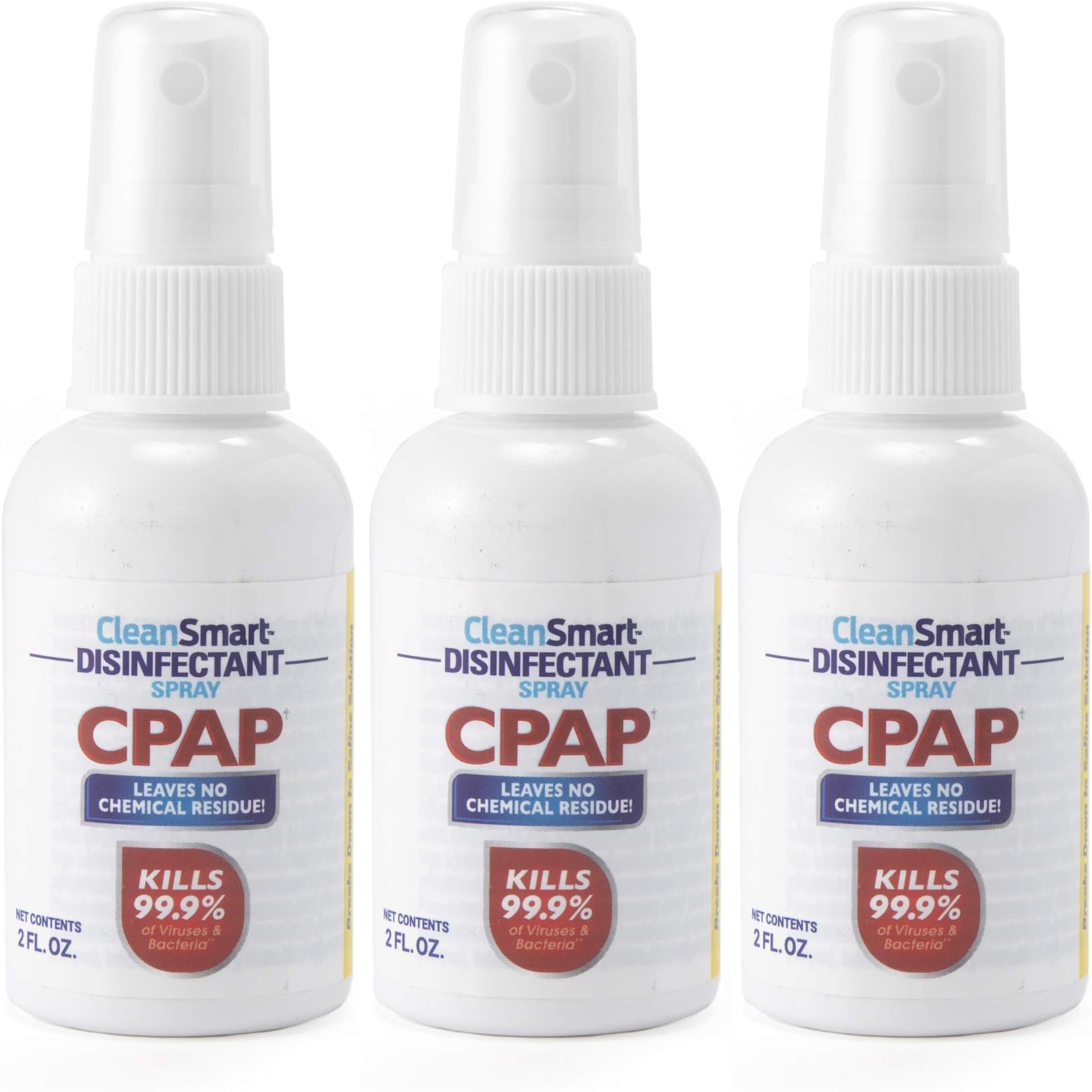 Amazon.com: CleanSmart CPAP Disinfectant Spray to Go, 2 oz Travel ...