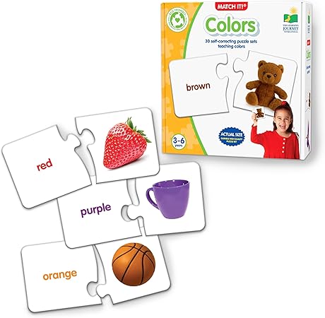 Amazon.com: The Learning Journey: Match It! - Colors - 30 Piece Self ...