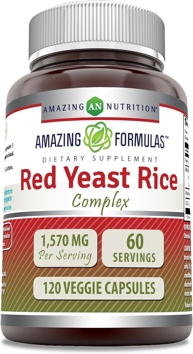 Amazon.com: Amazing Formulas Red Yeast Rice Complex | 1570 Mg Per ...