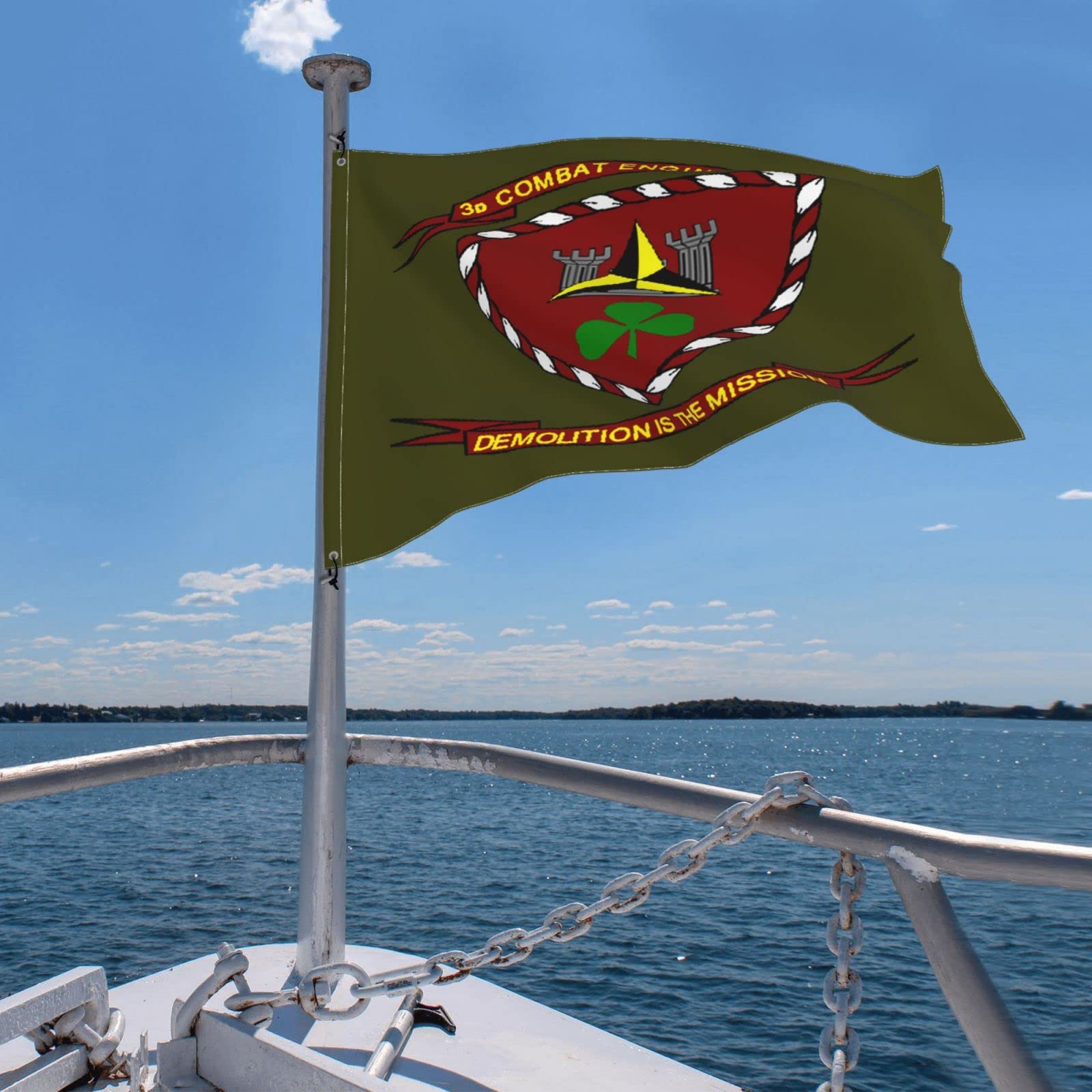 Combat Engineer Canada Flag