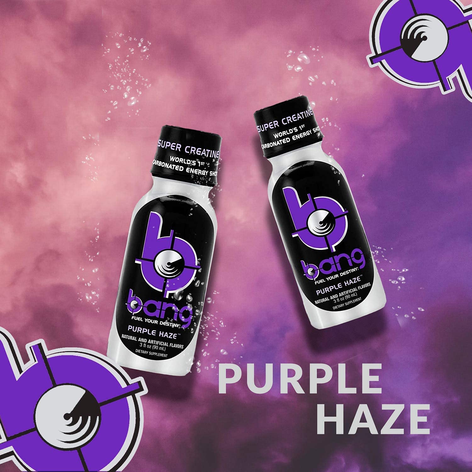 Bang Energy Shots Variety Pack. Low Calorie Carbonated, Gluten Free ...