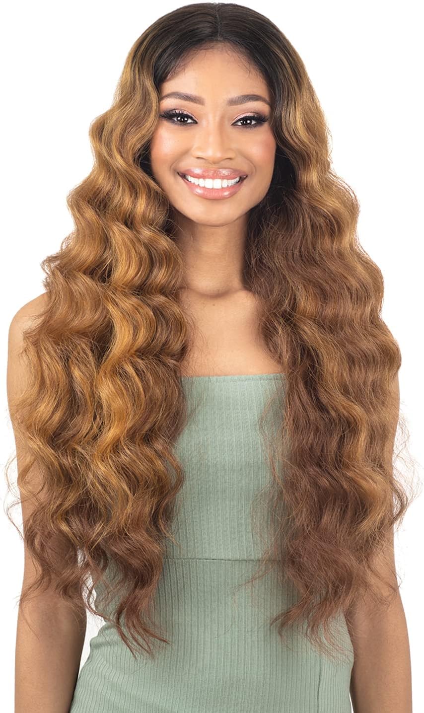 Amazon.com : Free Tress Equal HD Lace Front Wig Center Part Level Up ...