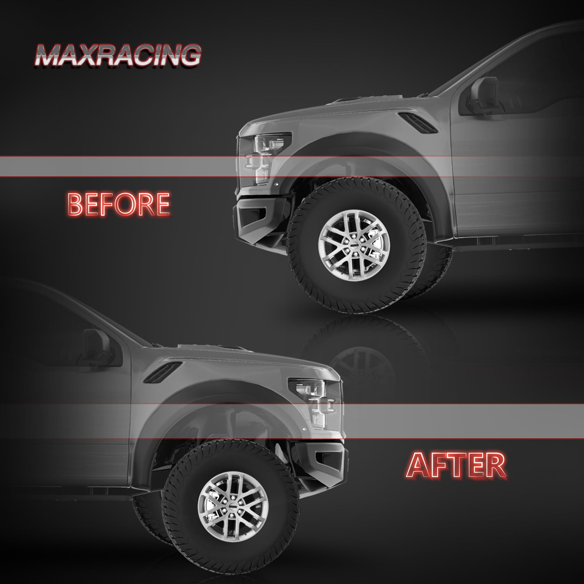 Snapklik.com : Maxracing 2 Front End Leveling Kit Compatible