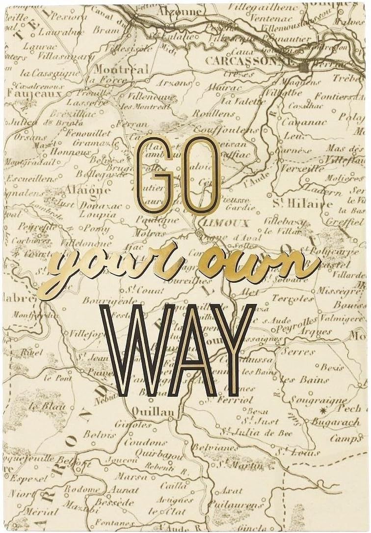 Amazon.com : Eccolo Word Traveler Hardcover Travel Wander Journal, 6x8 : Office Products