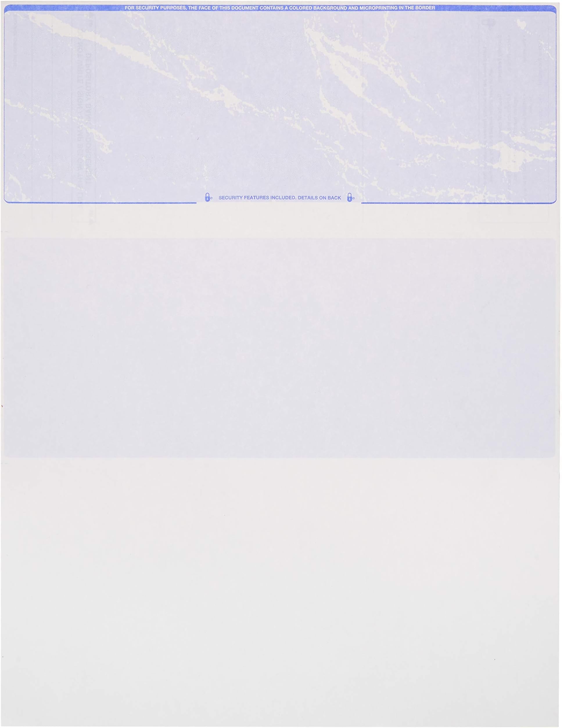 Amazon.com : EZ Checks High Security Check Paper with Hologram & 22 ...