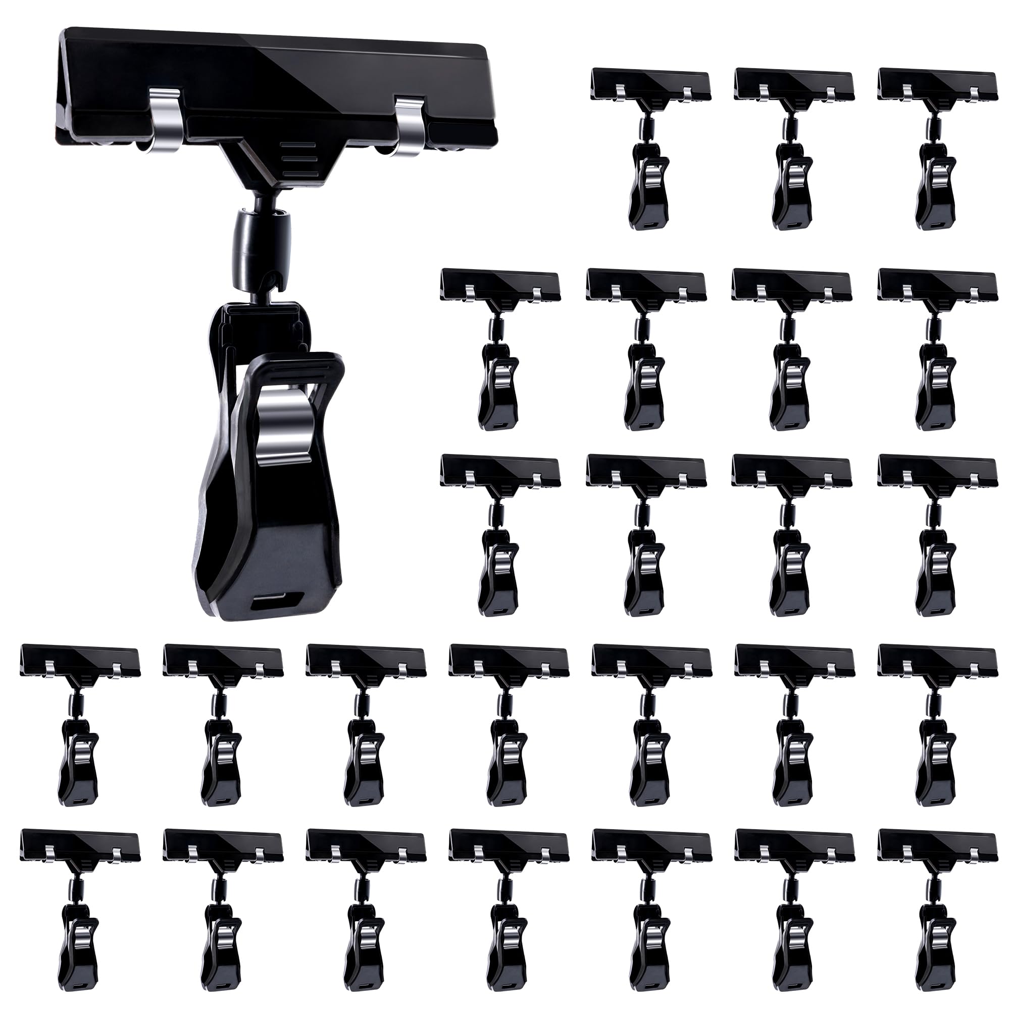 Amazon.com: Mlici Sign Clips for Display, 26 Pack Plastic Sign Holder ...