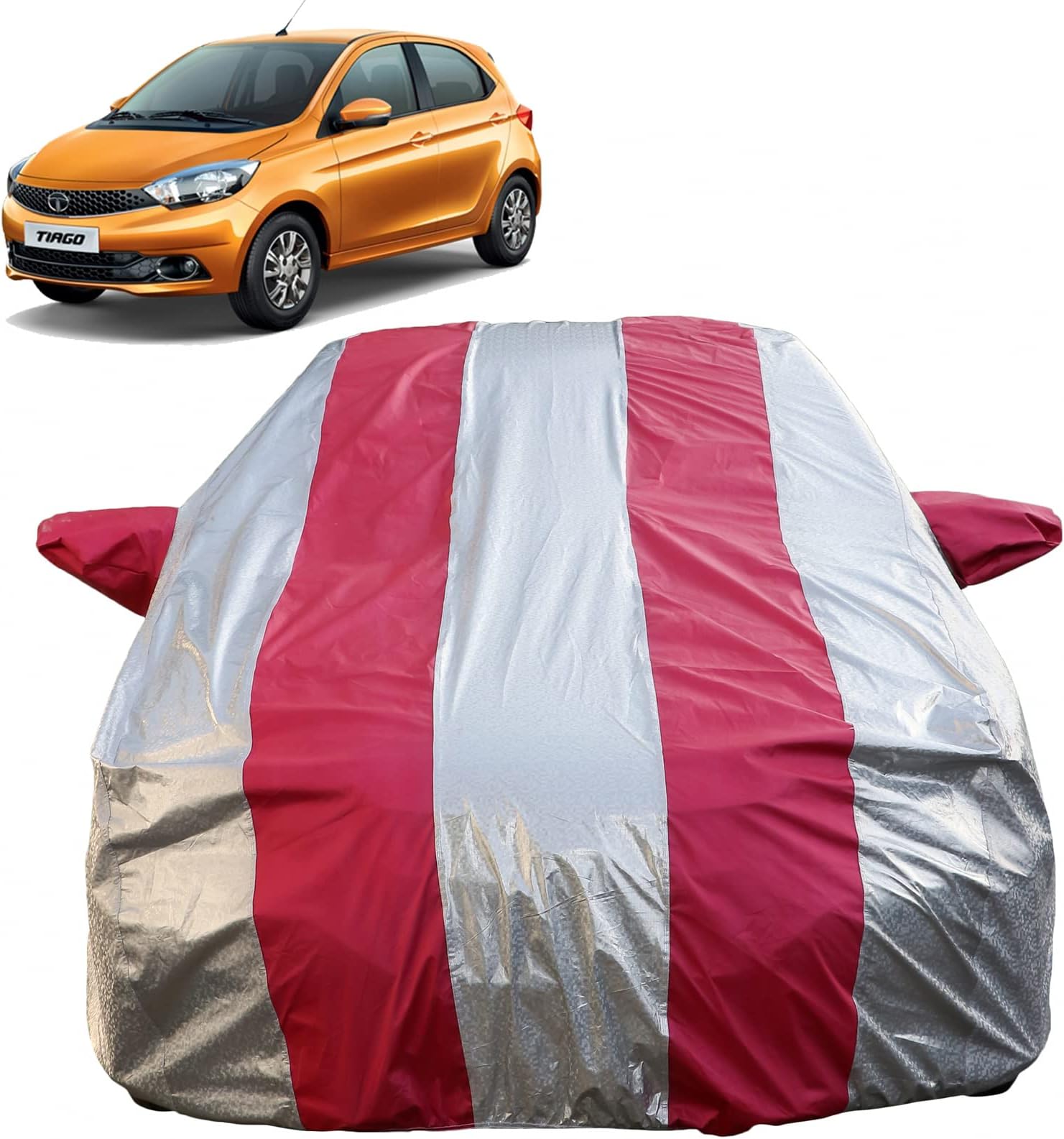 Autofact Waterproof Car Body Cover Compatible with Tata Tiago (2016 to ...