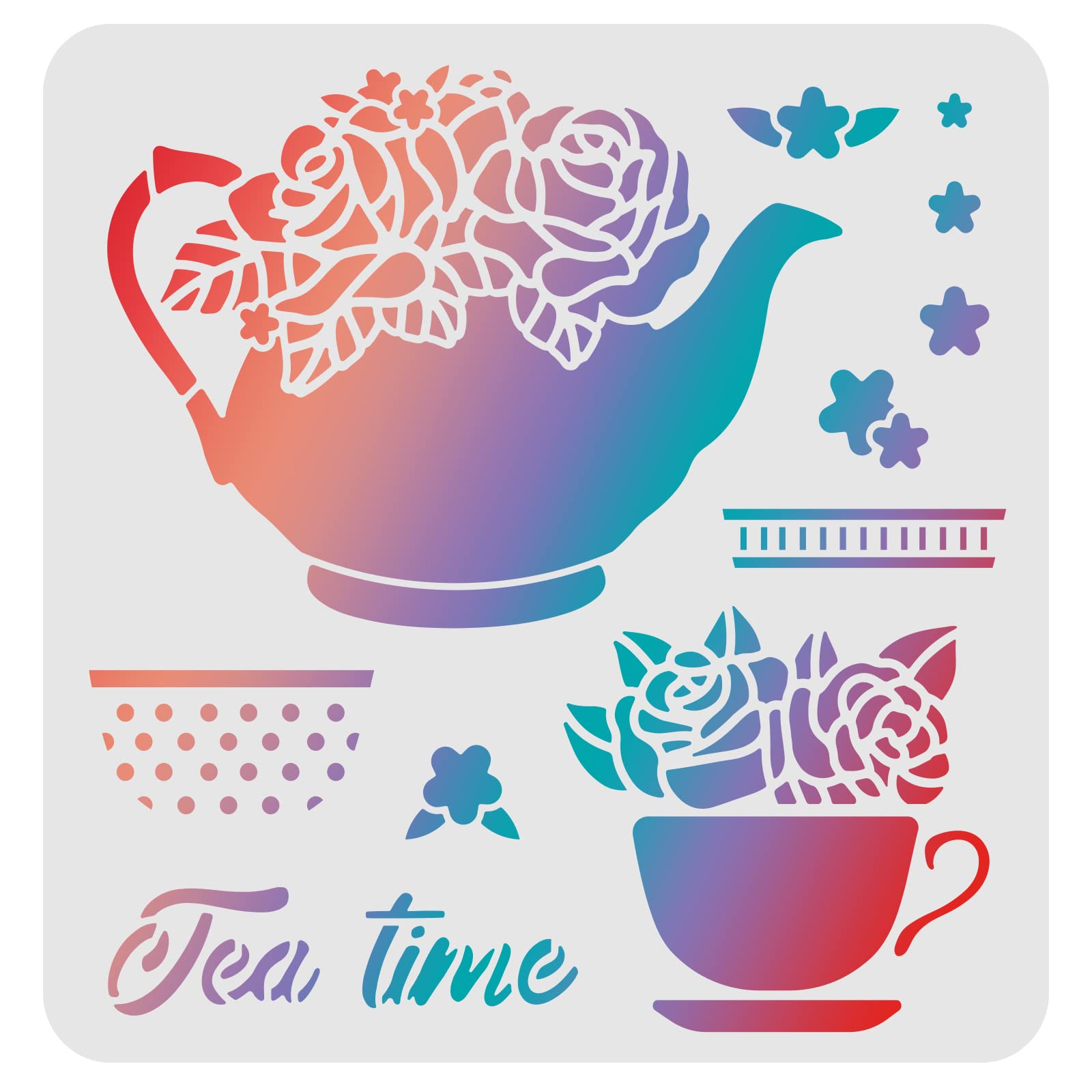 Teapot Drawing Template