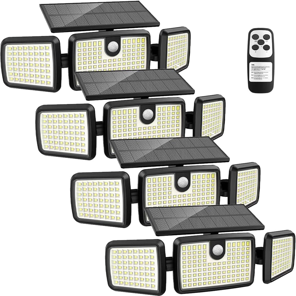 Solar Lights Outdoor, Quick Charge Solar Motion Lights Outdoor for deck ...