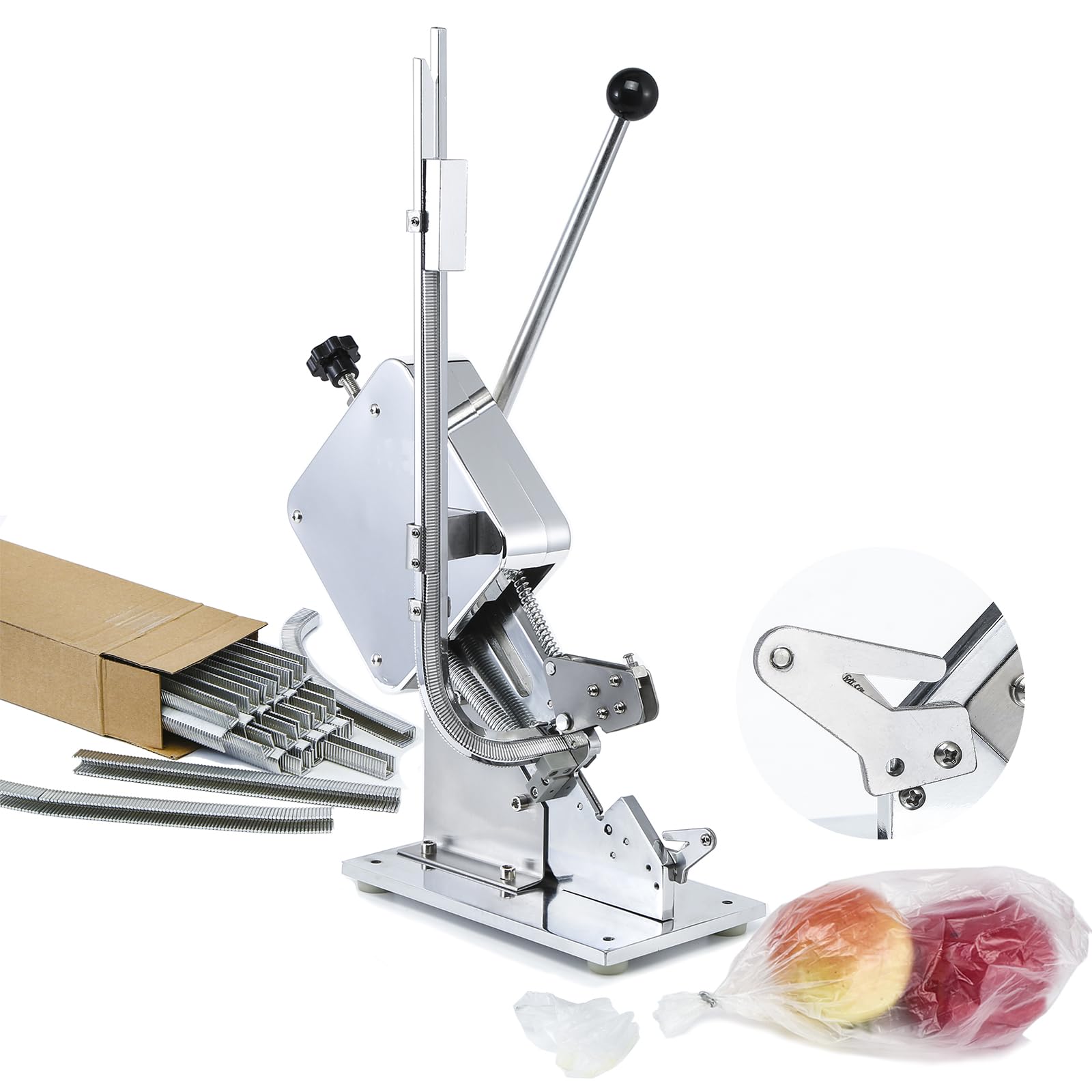 Amazon.com: FUNSEALER Sausage Clipper Clipping Machine, Bag Tying ...