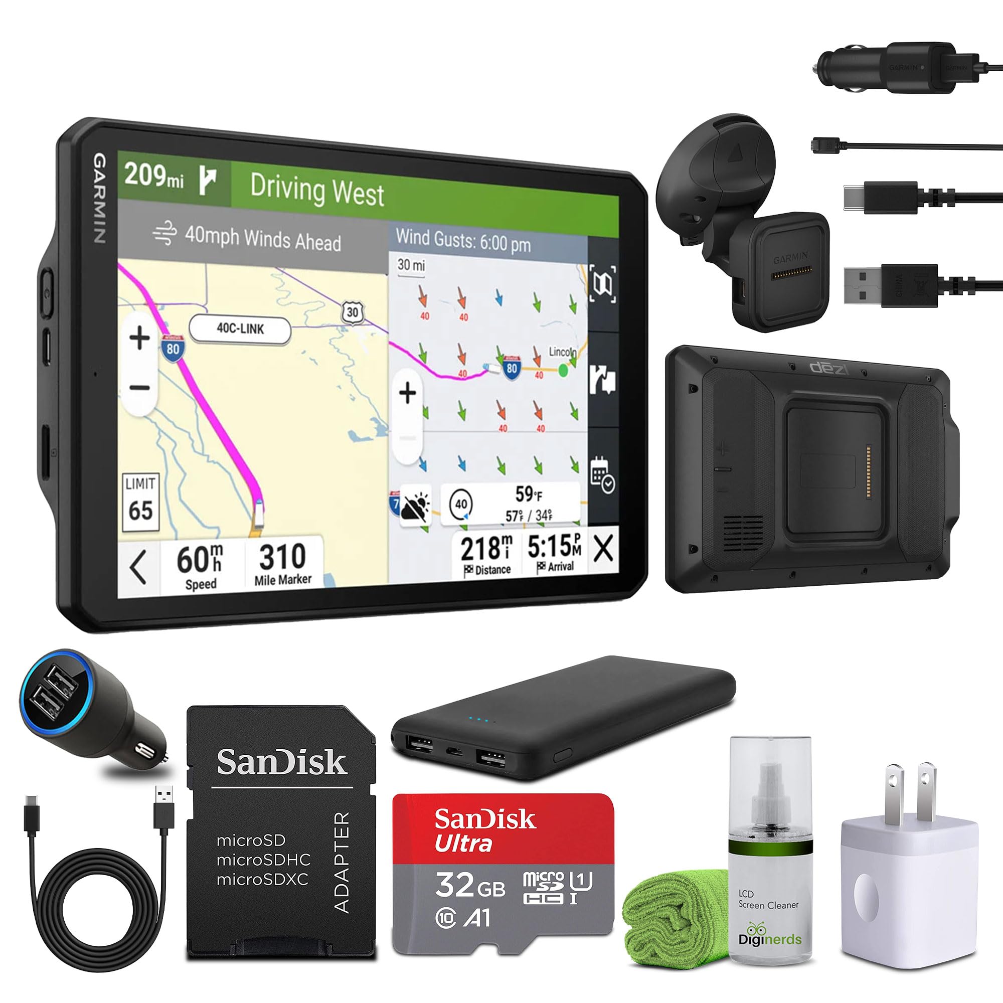 Amazon.com: Garmin Dezl OTR820 GPS Truck Navigator 8" Display ...