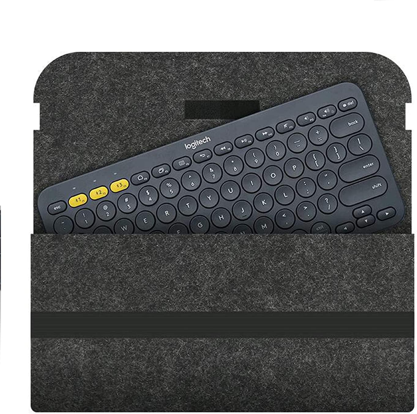 GREENSHEEP Felt Keyboard Sleeve For Logitech K380 Bluetooth Multi ...