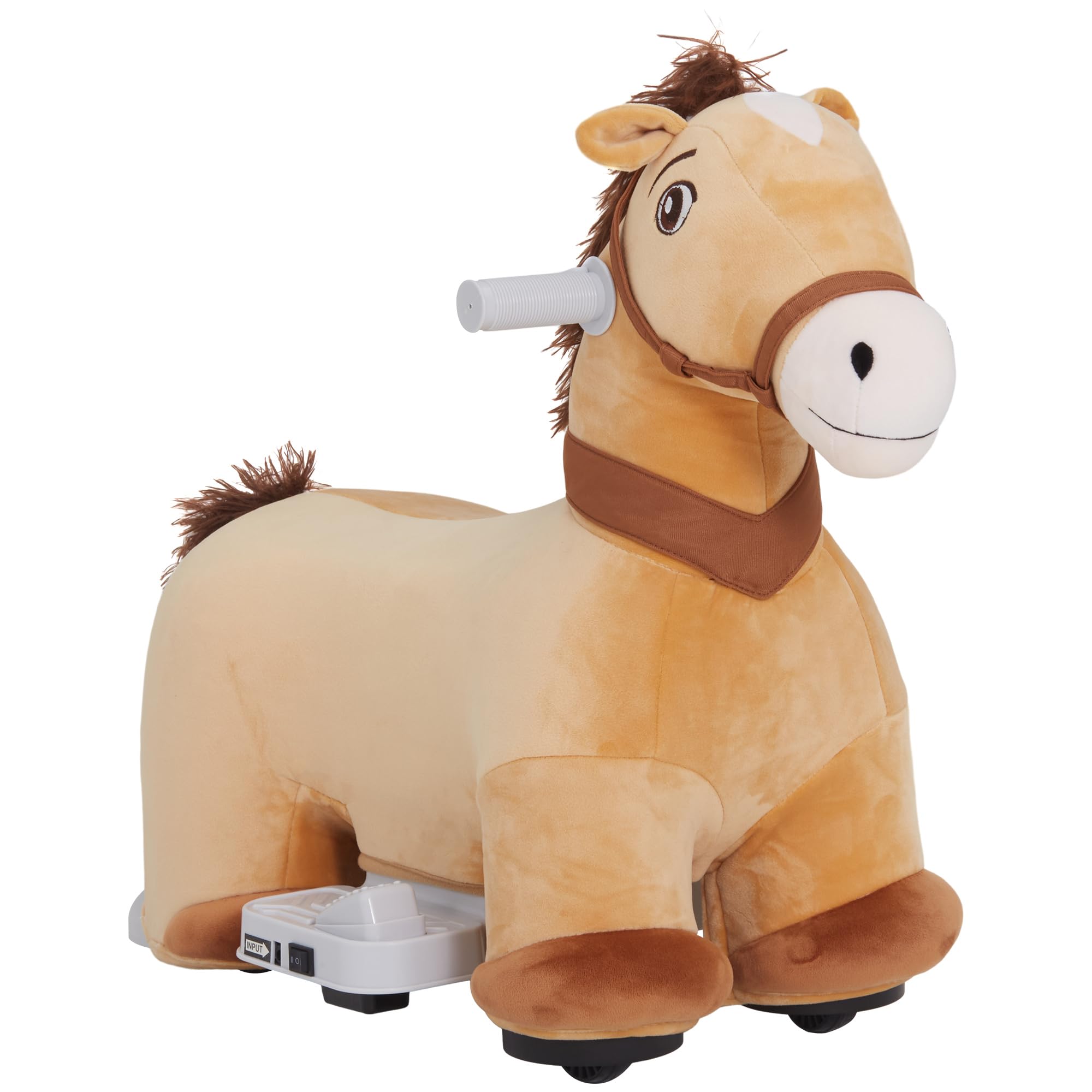 Amazon.com: Qaba 6V Ride on Horse, Battery Powered Electric Ride on ...