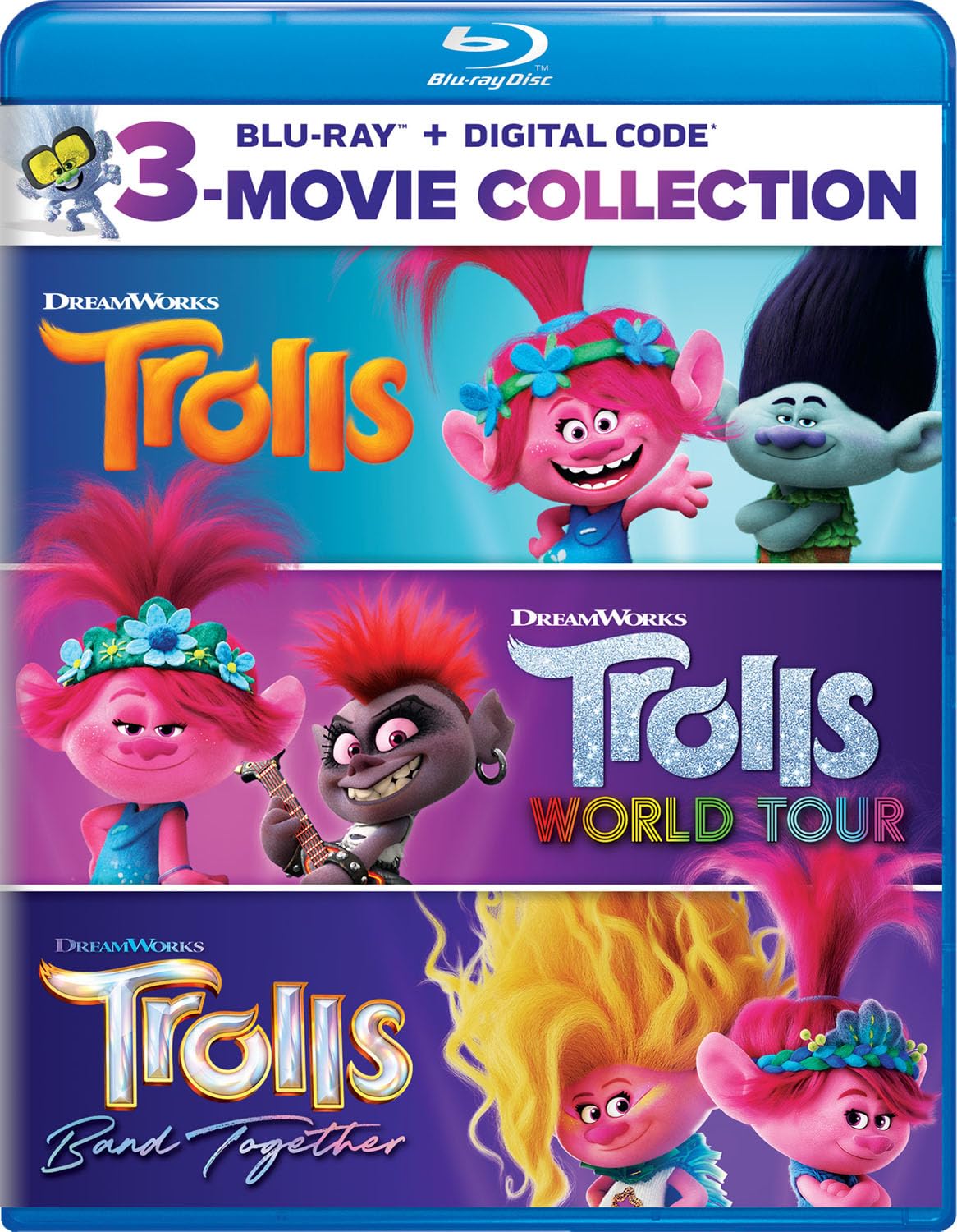 TROLLS 3-MOVIE COLLECTION (BLU-RAY/DIGITAL): Amazon.ca: Movies & TV Shows