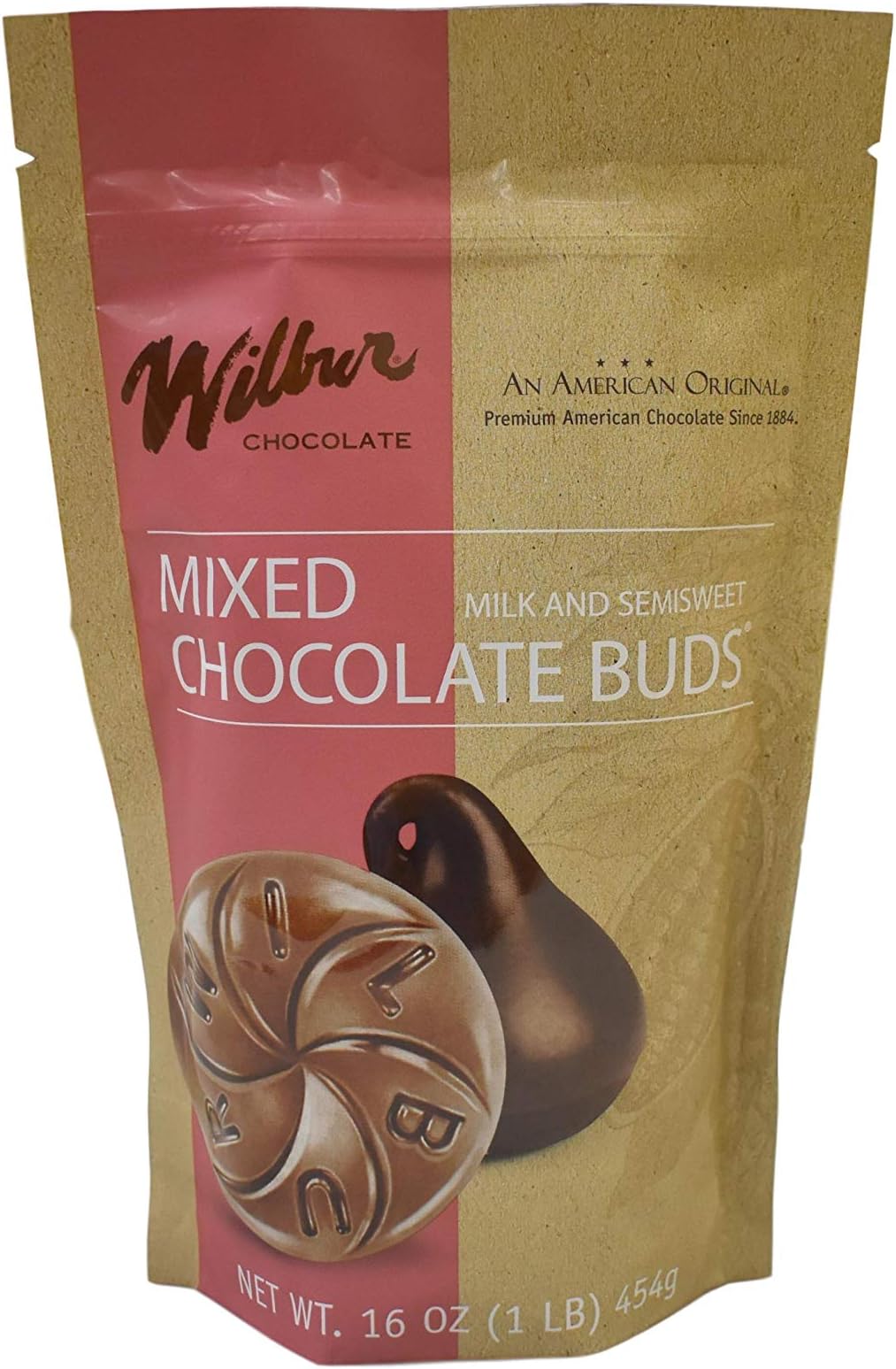 Amazon.com : Wilbur Buds Dark Semi Sweet Chocolate & Milk Chocolate (8 ...