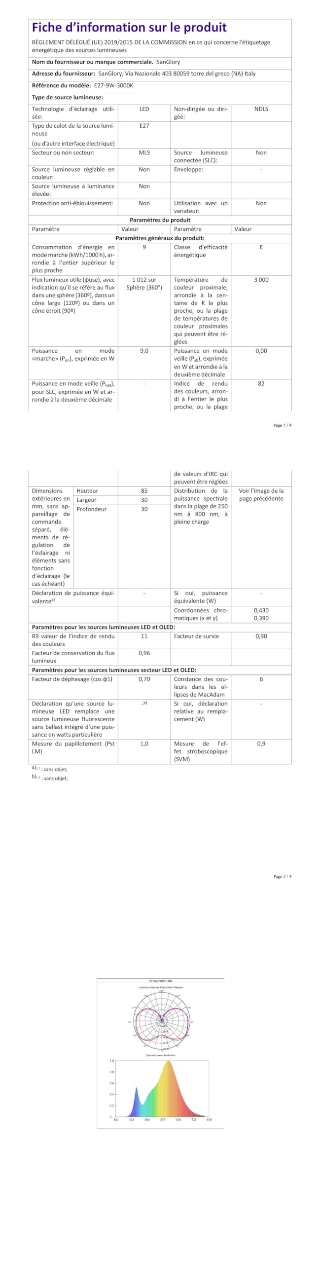 TECNOLUX EURO-LED AMPOULE MINI SPIRALE 9W E27 (6500K)(Pack5) : Amazon ...