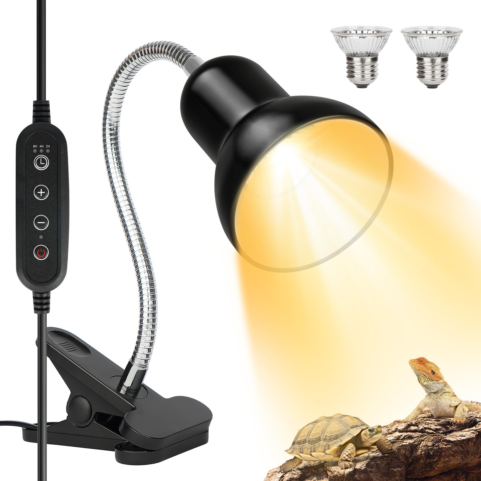 Amazon.com : Reptile Heat Lamps, UVA/UVB Turtle Heat Lamp,Turtle ...