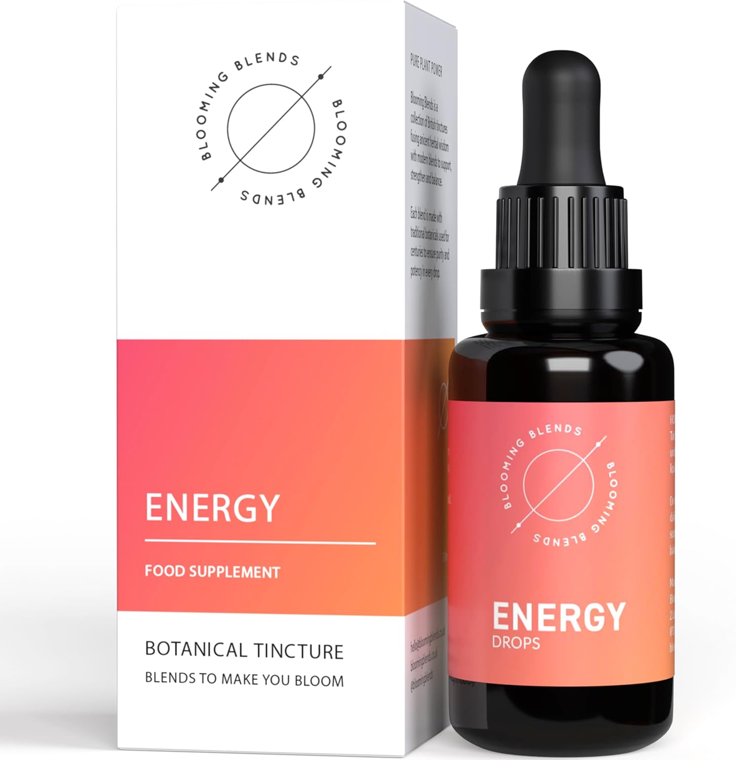 Energy Boost Tincture - Liquid Supplement for Body Recharge - Natural ...
