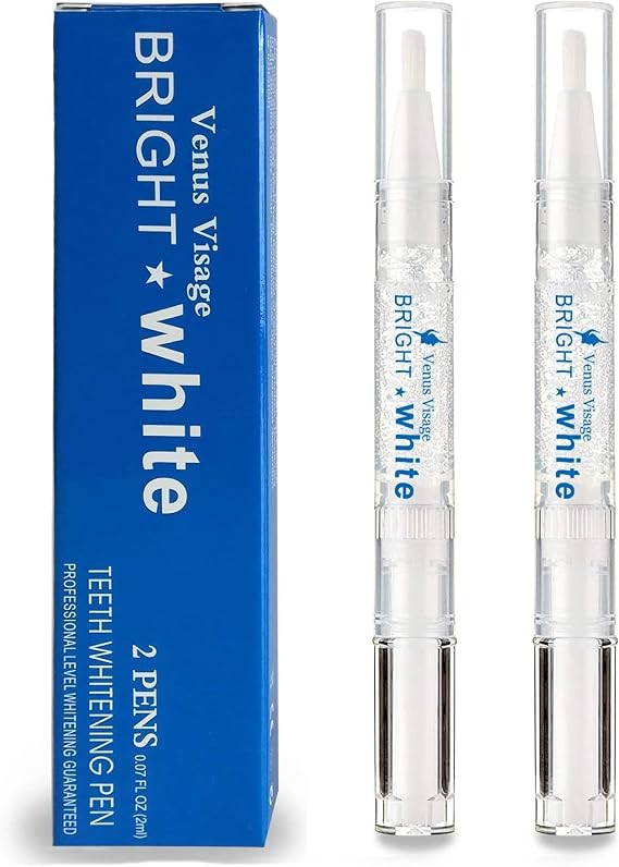 Venus Visage Teeth Whitening Kit: Award-Winning Gel, 2 Pens, 20+ Uses ...