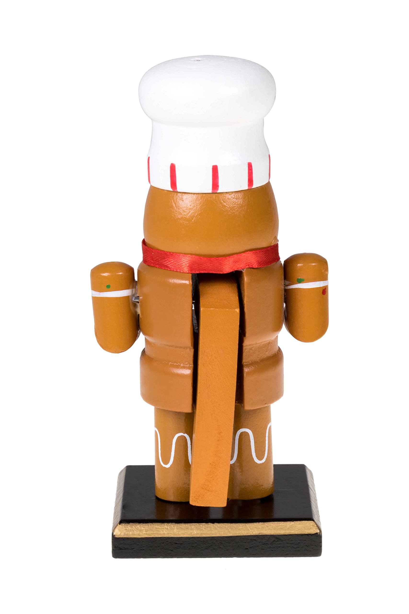 Clever Creations Gingerbread Man 6 Inch Traditional Wooden Nutcracker ...