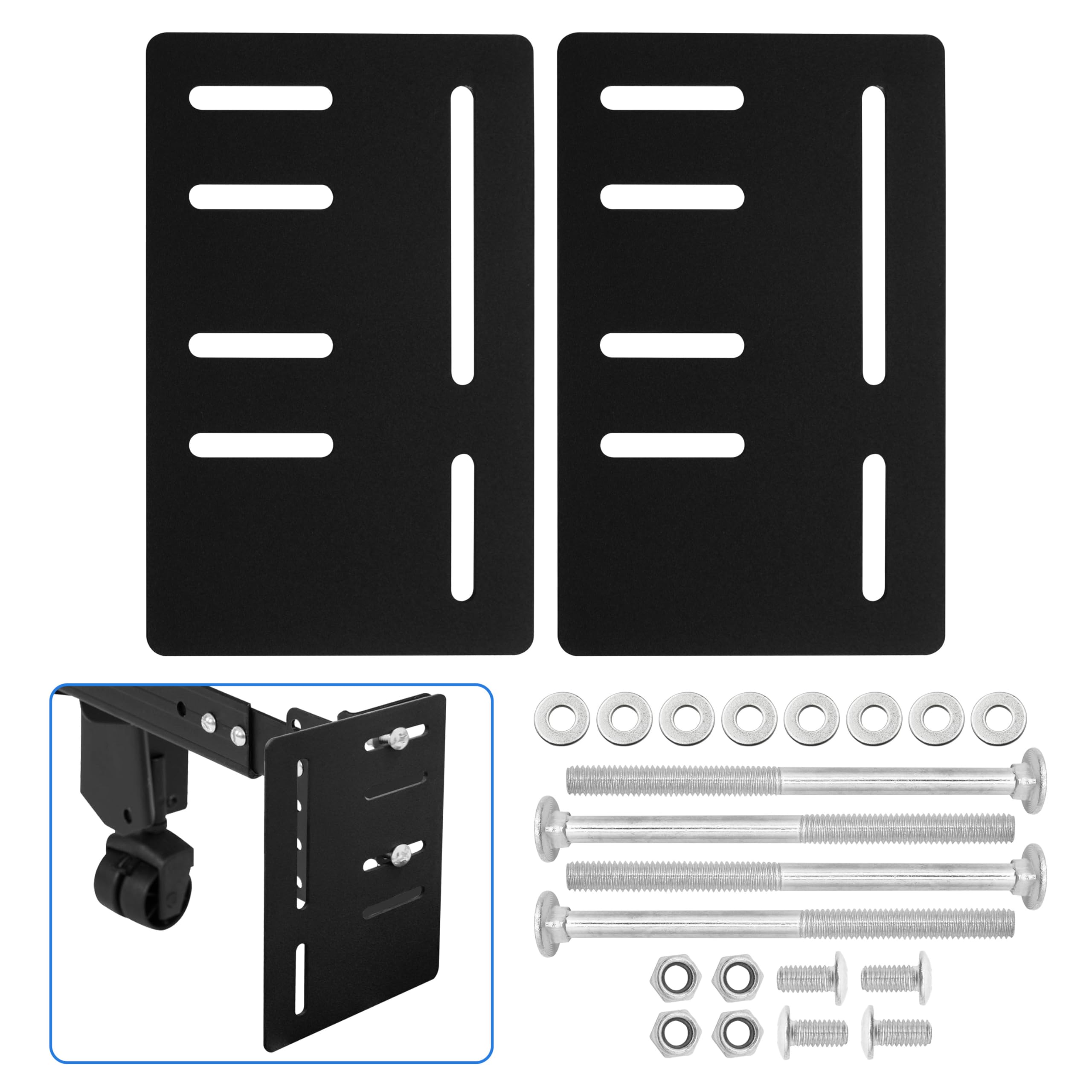 Snapklik.com : 2 Pcs Bed Frame Headboard Modification Plate,Bed Frame ...