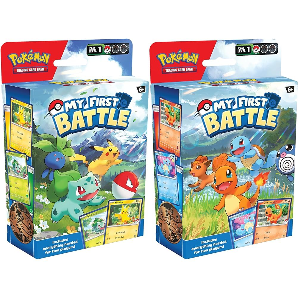 Pokémon TCG: My First Battle—Pikachu and Bulbasaur (2 ready-to-play ...