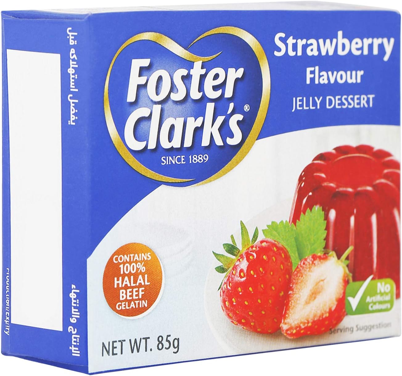 foster clark's Strawberry Flavour Jelly Dessert, 85 g: Buy Online at ...