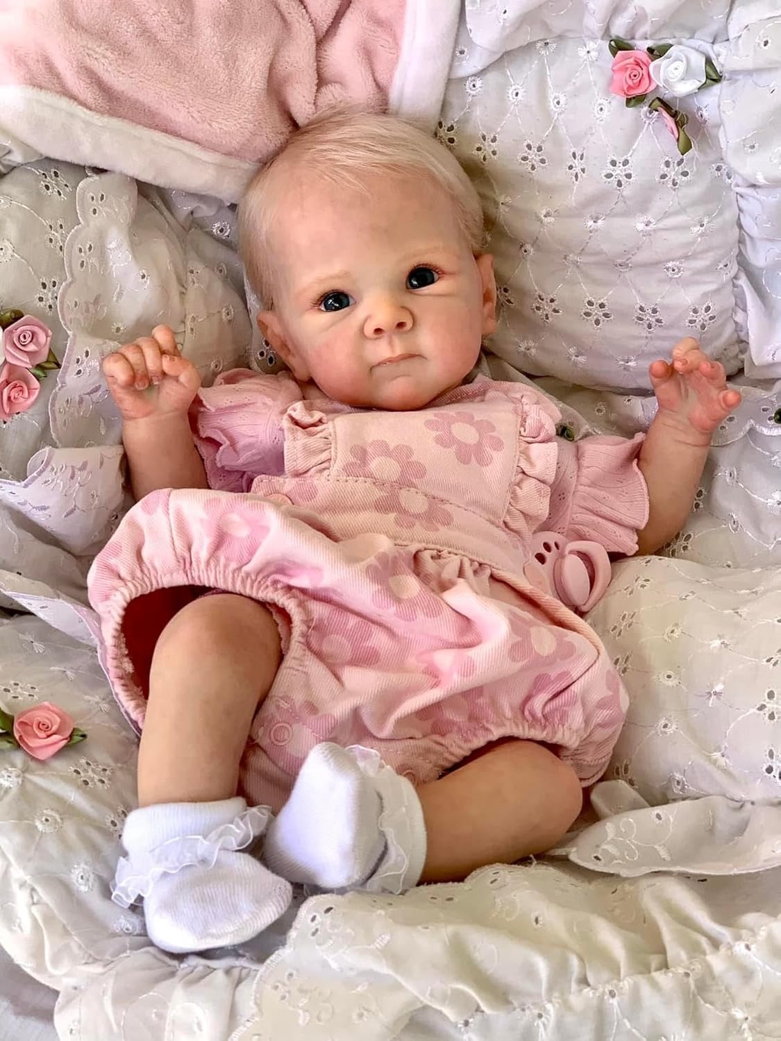 Amazon.com: Zero Pam Lifelike Reborn Baby Dolls Girl 18 inch Realistic ...