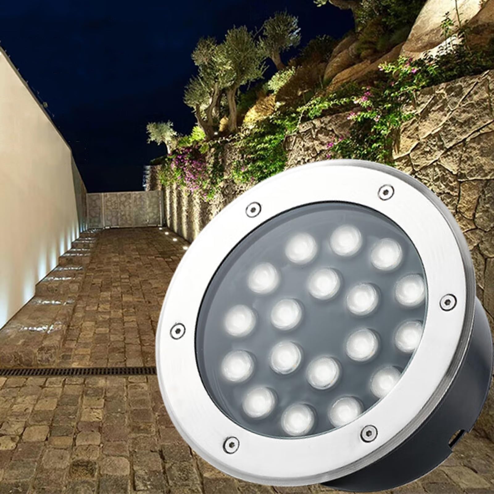 Luminarias Led Empotradas En El Suelo Amazon.com: VZCOMM Luces LED