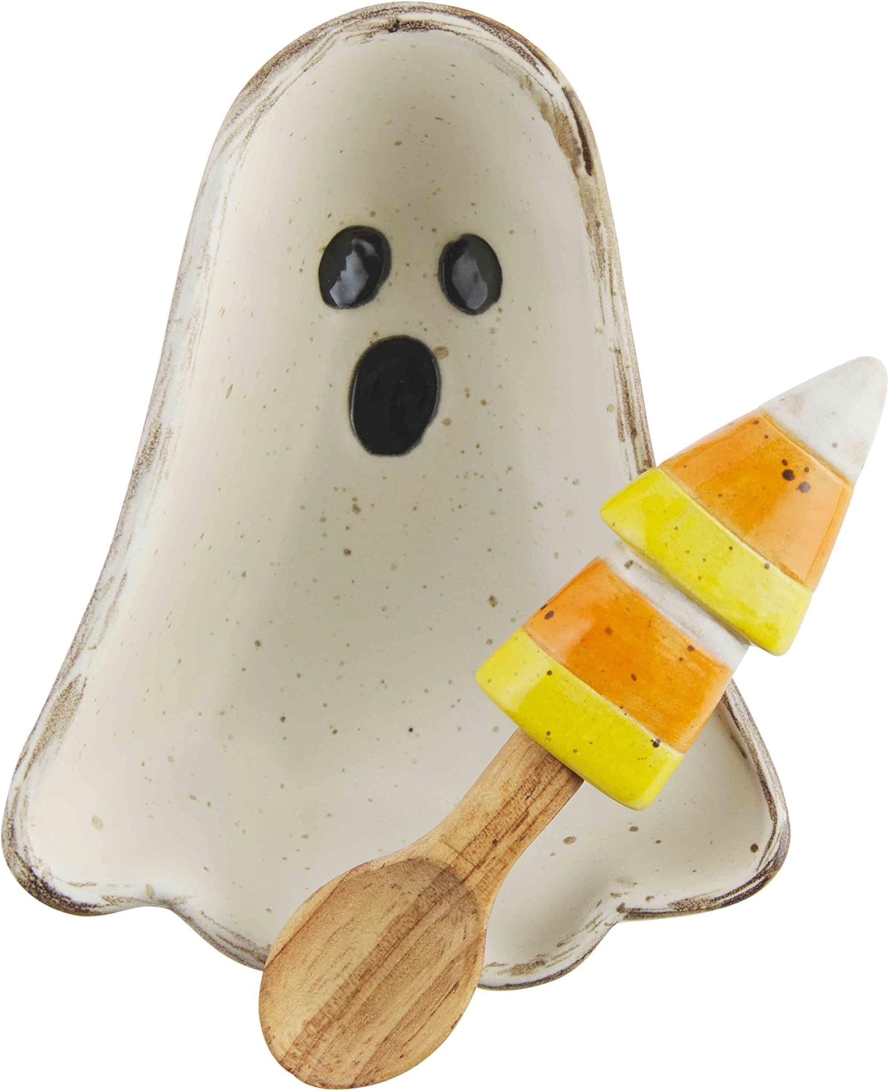 Amazon.com | Mud Pie Shaped DIP Set, oyster 6 1/2" x 4 1/4" | spoon 5 1 ...