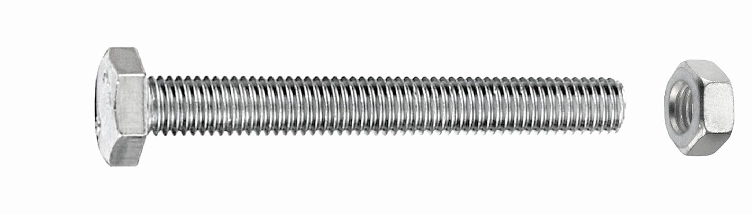 Amazon.com: CONNEX KL4530620 Hexagonal Bolts M6x20 A2, M6 x 20 mm ...