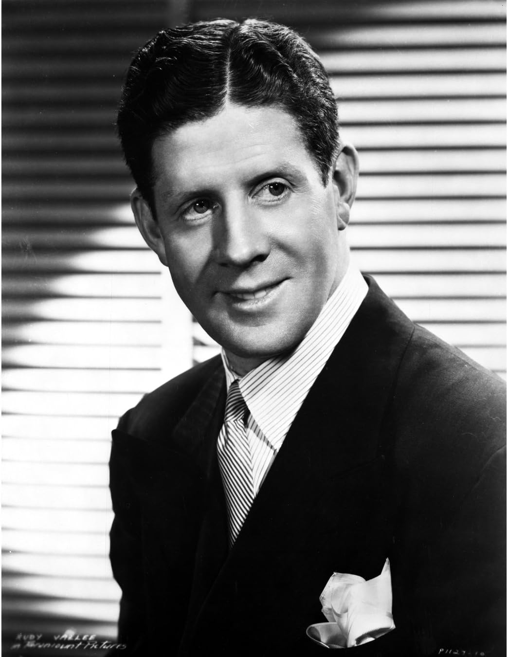 Amazon.com: Globe Photos ArtPrints Rudy Vallee Grinning in Suit and ...