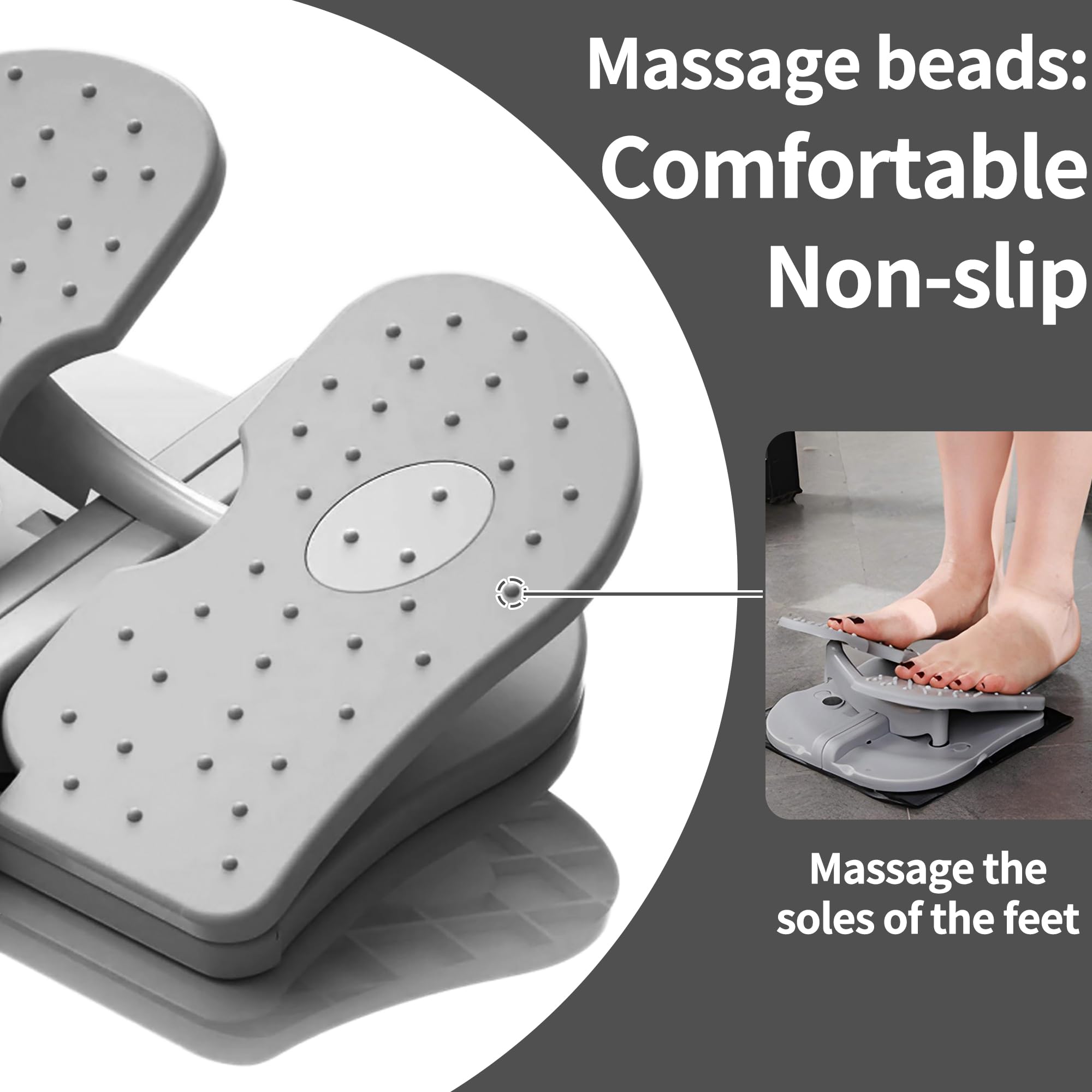 Foldable Under Desk Pedal Stepper For Seniors Foldable Leg Exerciser ...