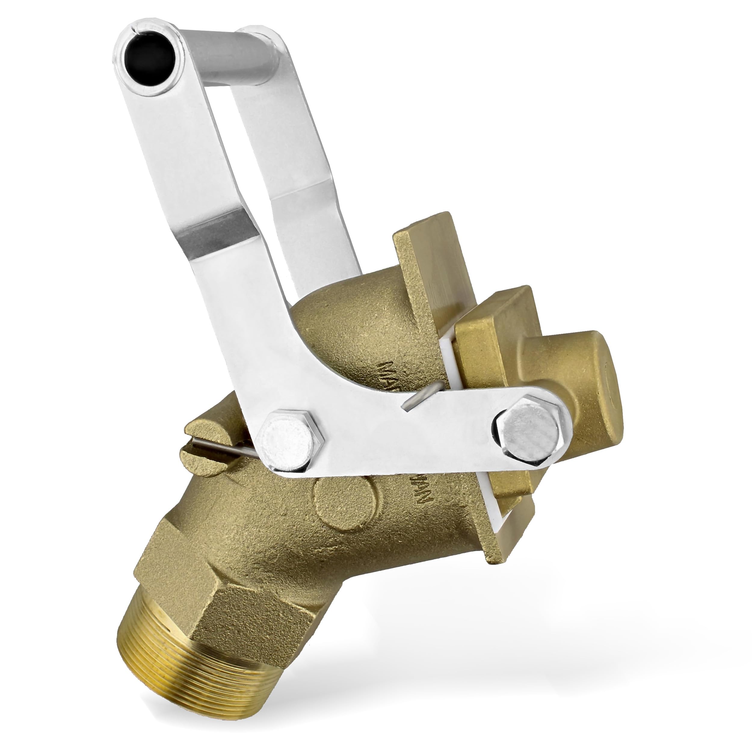 BISupply 2 Inch Drum Valve - Brass Gate Valve Drum Bung Valve Barrel ...