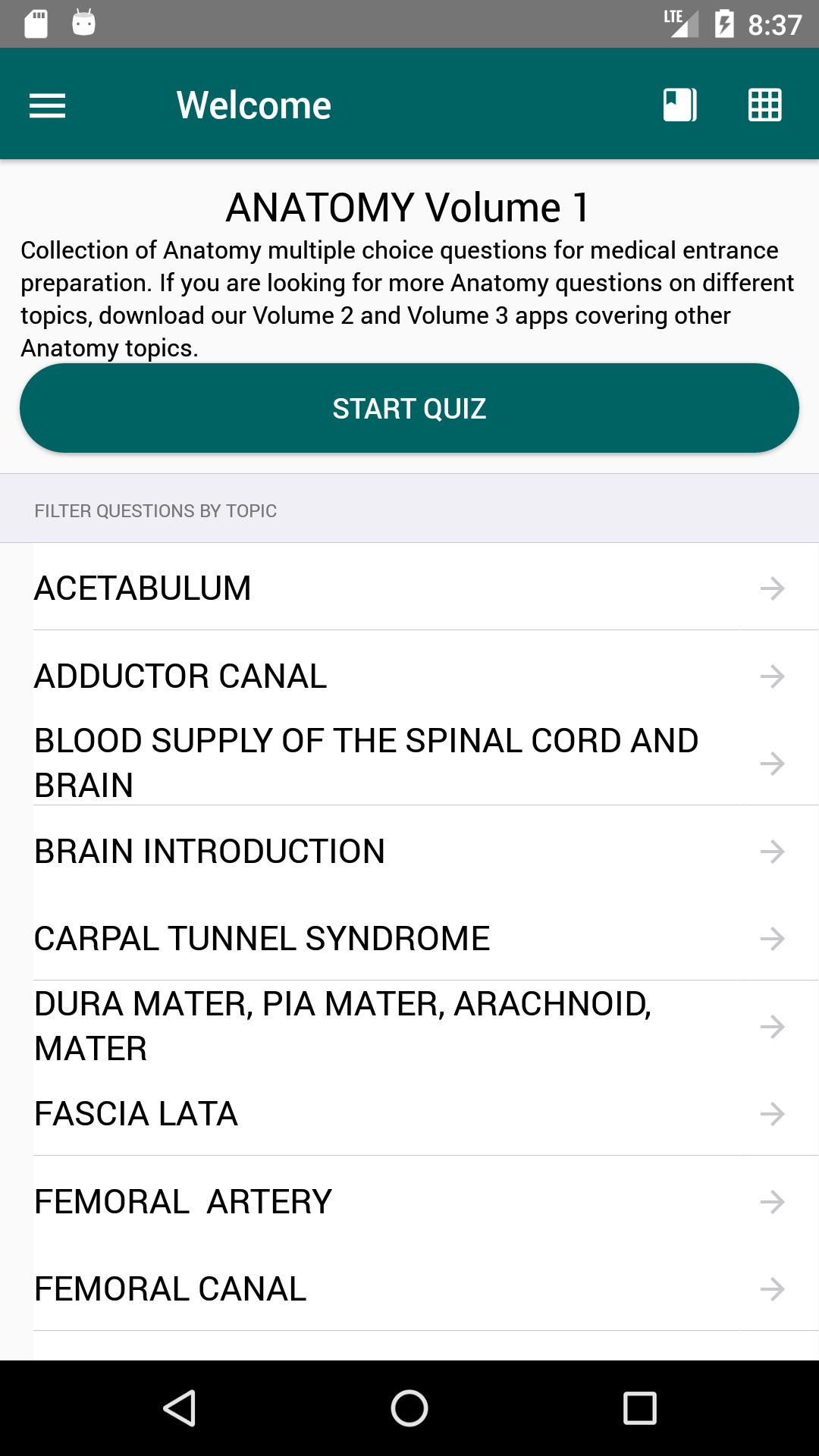 Anatomy Volume 1 - App on Amazon Appstore