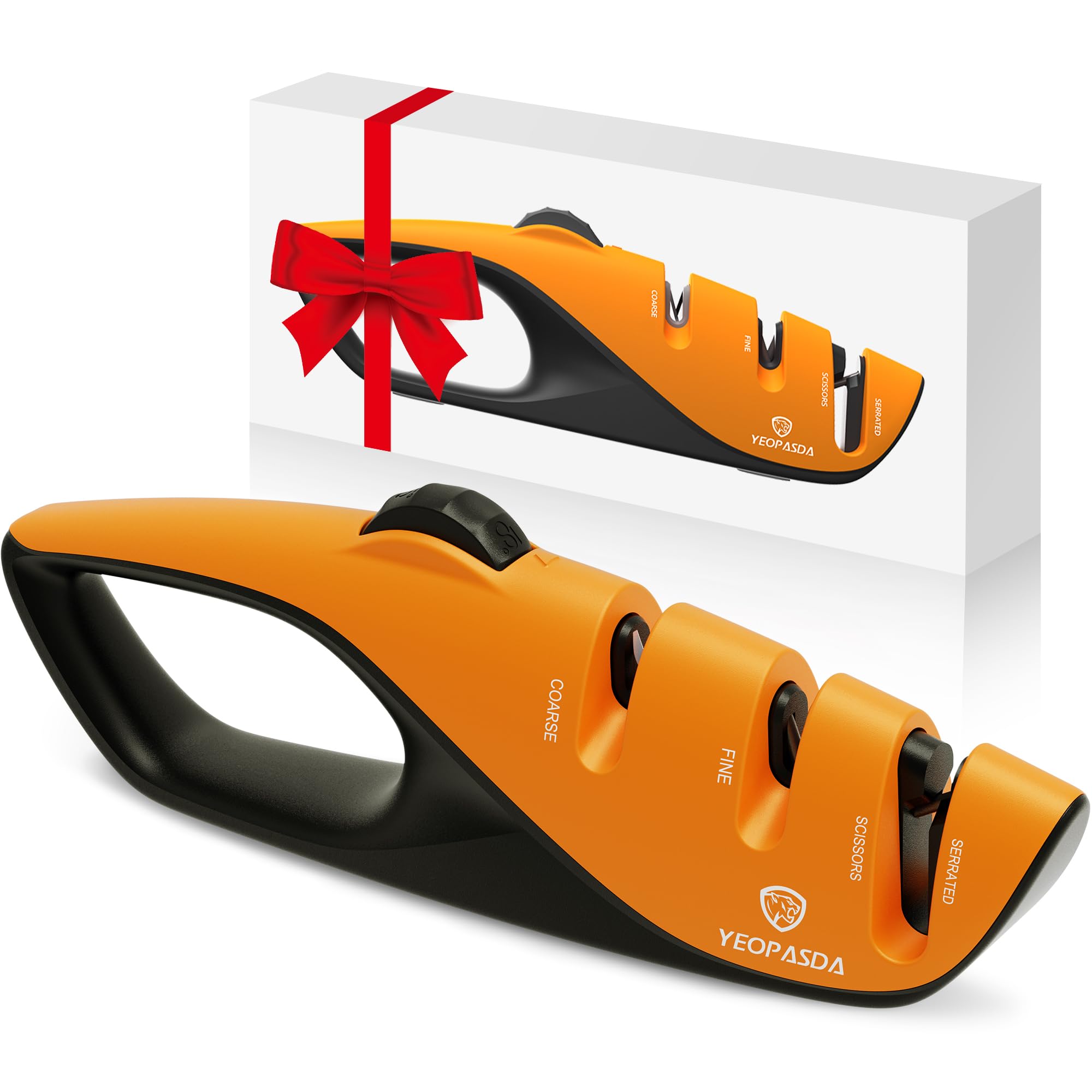 Amazon.com: YeopAsda Adjustable Knife Sharpener with 5 Sharpening Angle ...