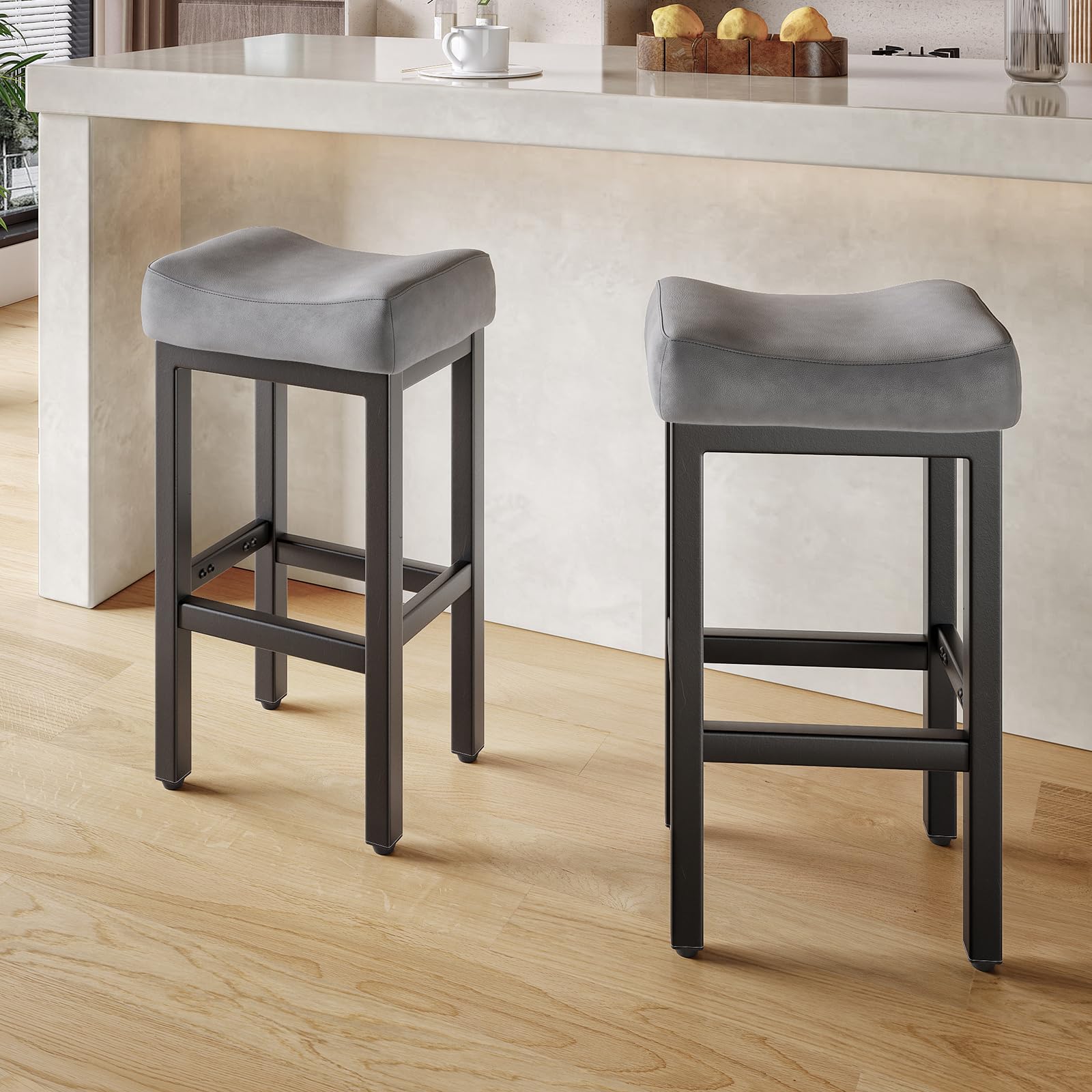 Amazon.com: 29 Inch Bar Height Bar Stools Set of 2, 29" Barstools for ...