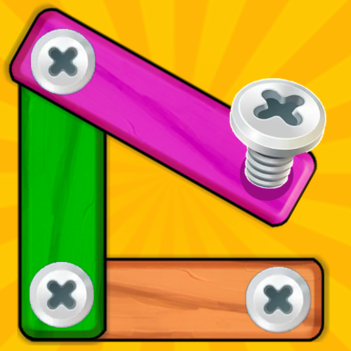 Wood Nuts & Bolts Puzzle Master: Screw Out Pin Puzzle Unscrew Sorting ...