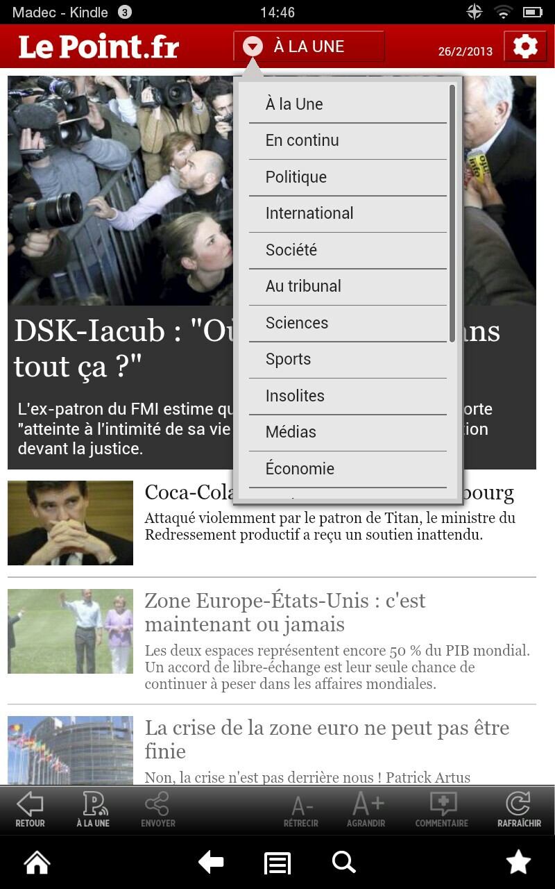 Le point.fr - App on the Amazon Appstore