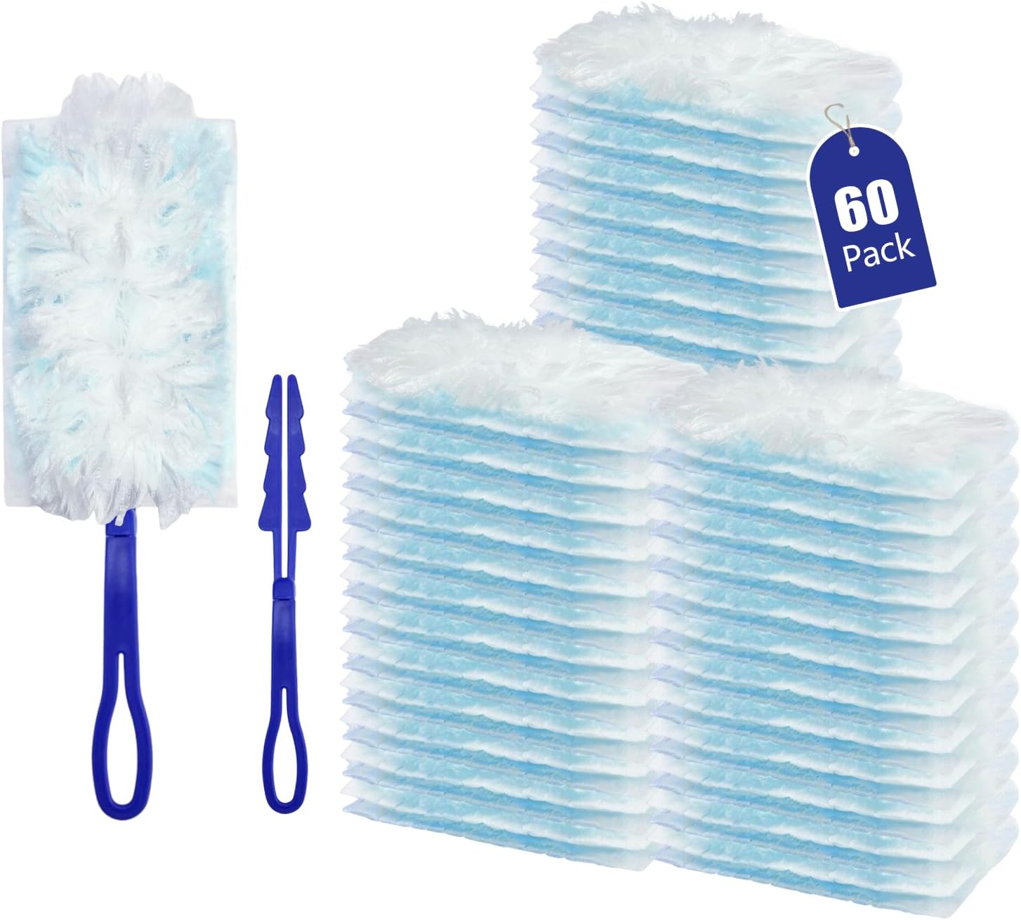 Amazon.com: 60 pcs 180° Duster Refills Compatible with Swiffer Dusters ...