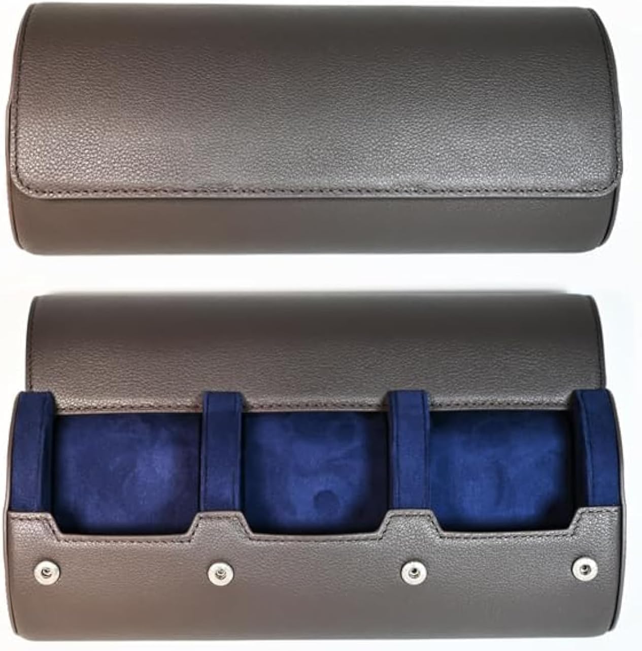 Amazon.com: TAWBURY 3 Watch Travel Case for Men – Top-Grain Genuine ...