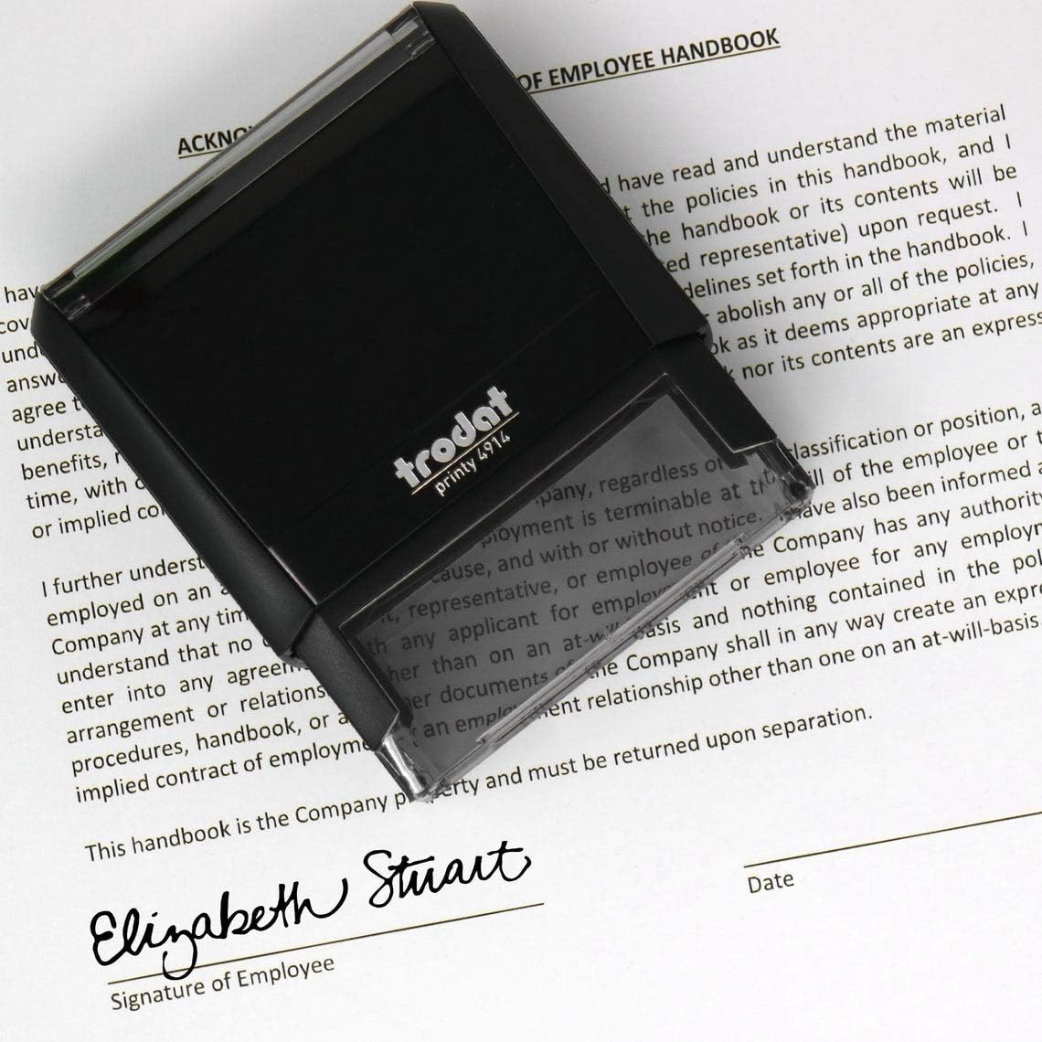 Amazon.com : Your Signature Custom Signature Stamp - Customizable ...
