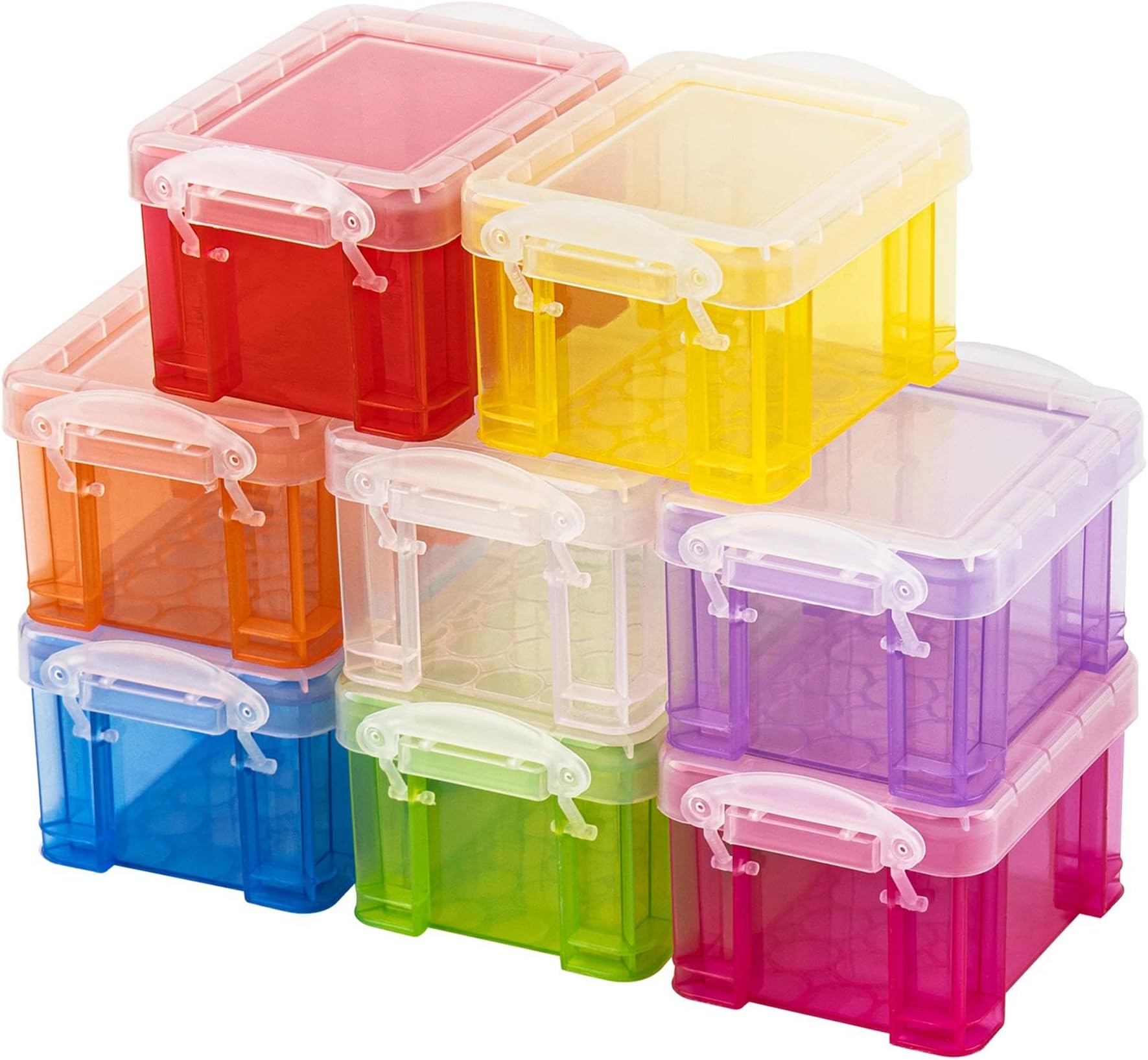 Amazon.com: 3 Sheets (36 Total) Clear Super Stacker Bitty Boxes ...