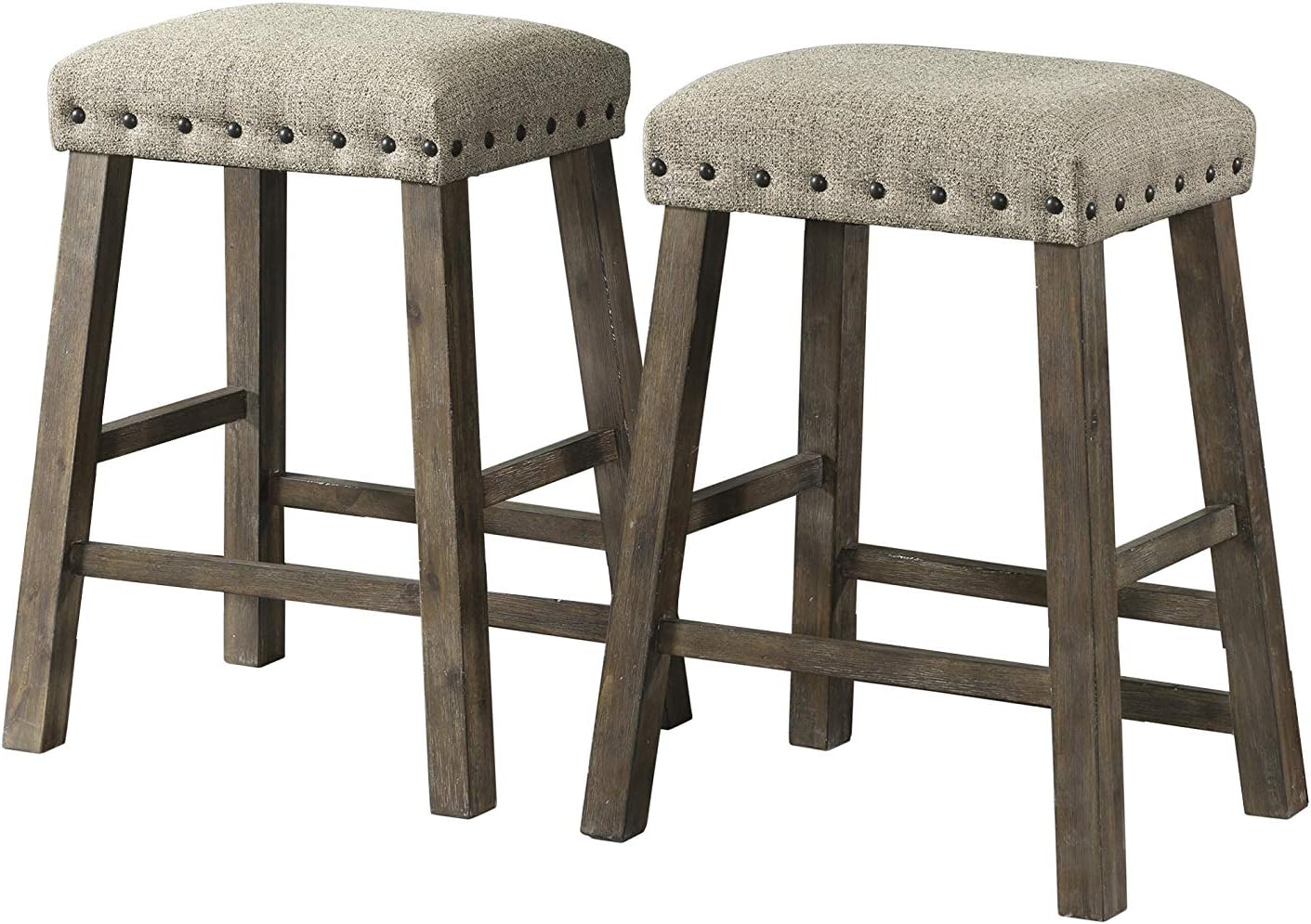Amazon.com: Lane Home Furnishings 2 Piece Charleston Backless stools ...