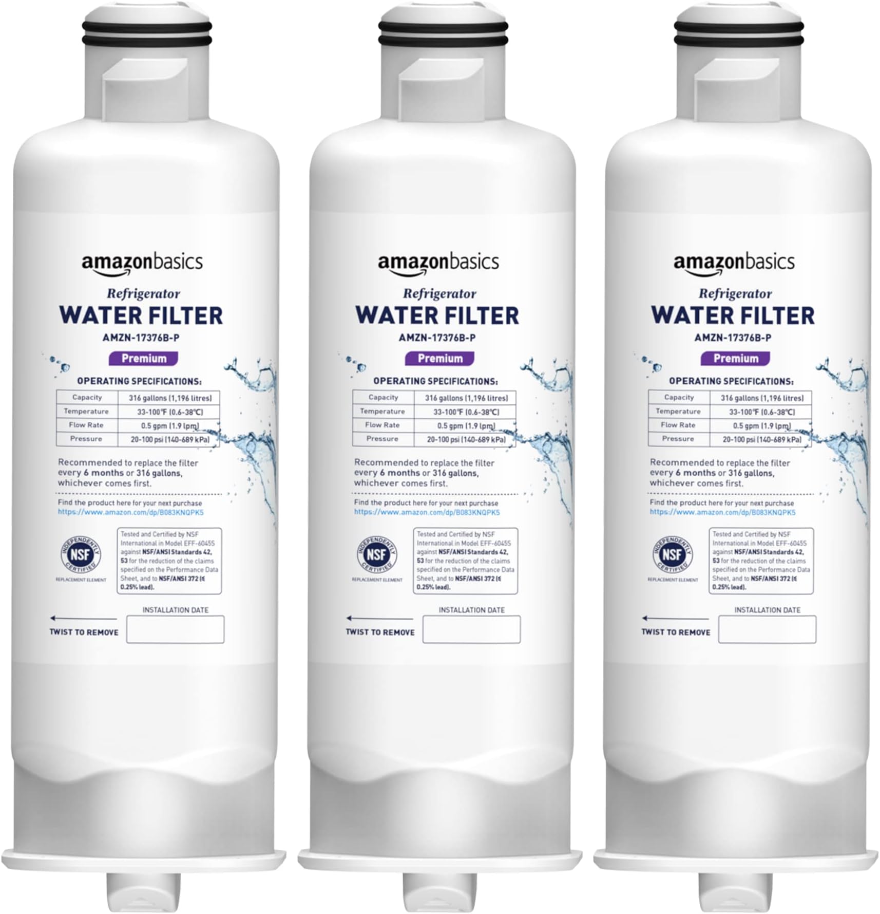Amazon.com: Watts Premier UF-3 Ultra Filtration Water Filter ...
