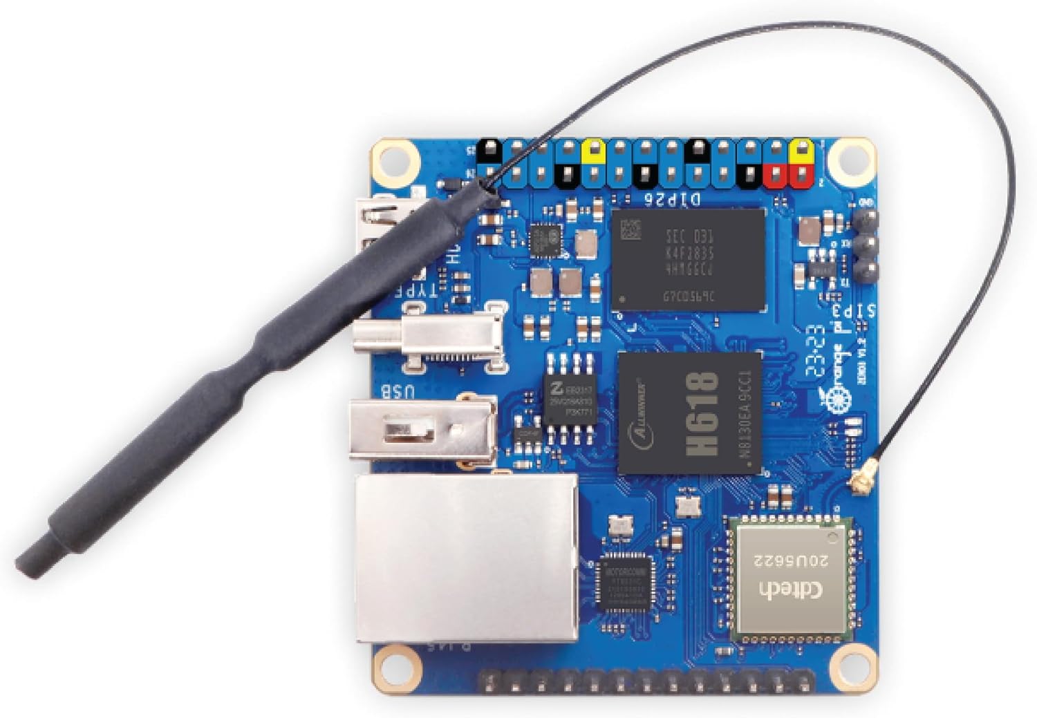 MMMO Orange Pi Zero 3 - SBC, CPU Quad Core 1,5 GHz, WiFi, Bluetooth ...