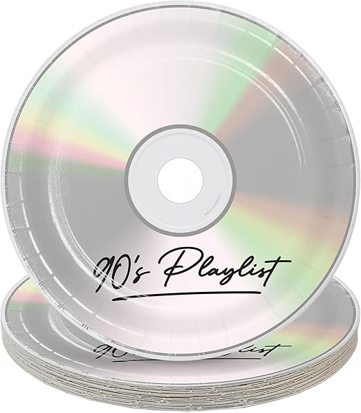 Amazon.com: HOME & HOOPLA 90's Party Supplies - 1990's Mix Playlist ...