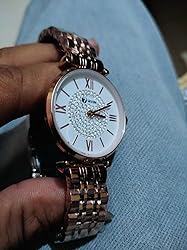 SEVEN-7 Analogue - Digital Women's Watch (White Dial Rose Gold Colored ...